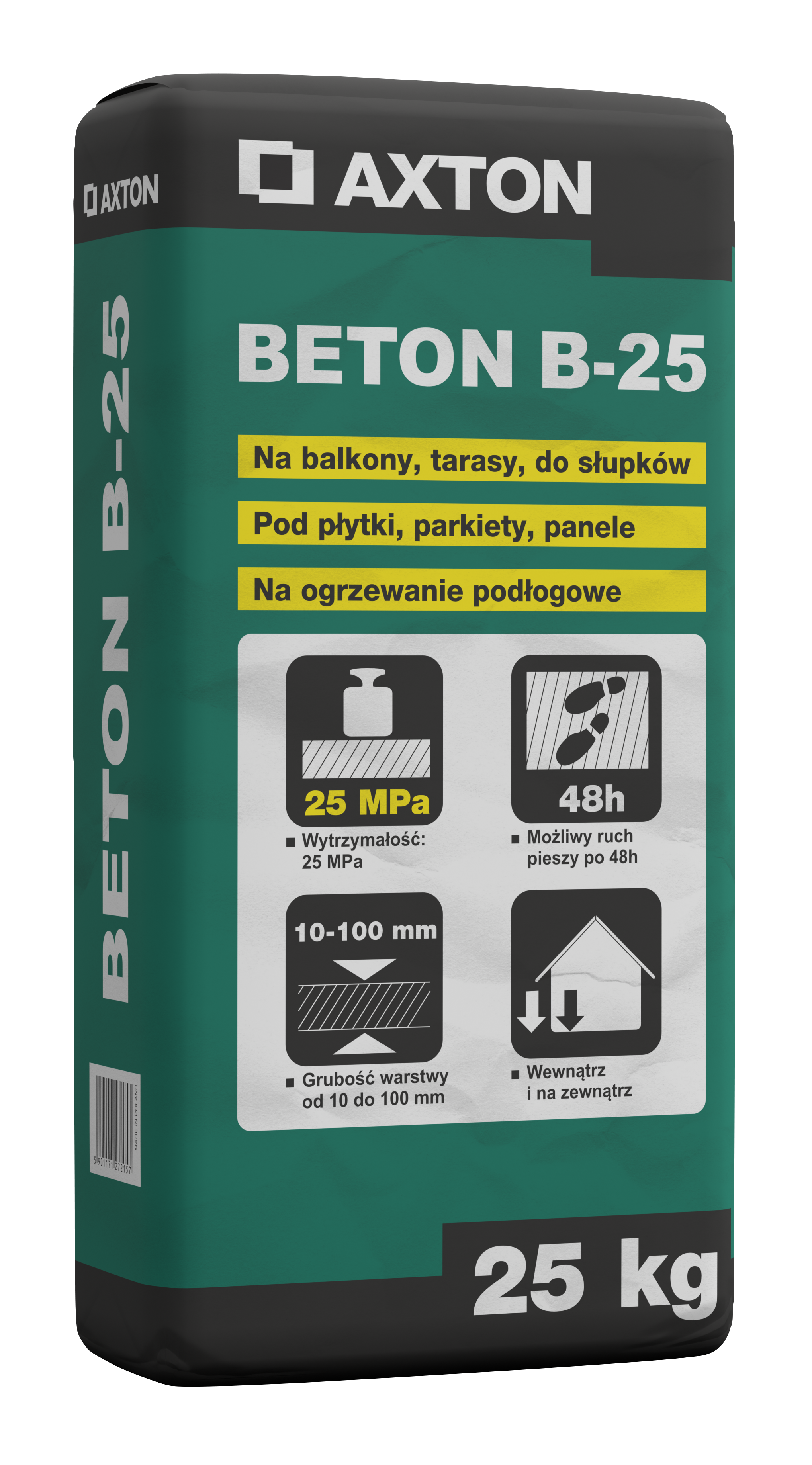 Zaprawa Beton B25 podkład podłogowy 25 kg Axton - Leroy Merlin