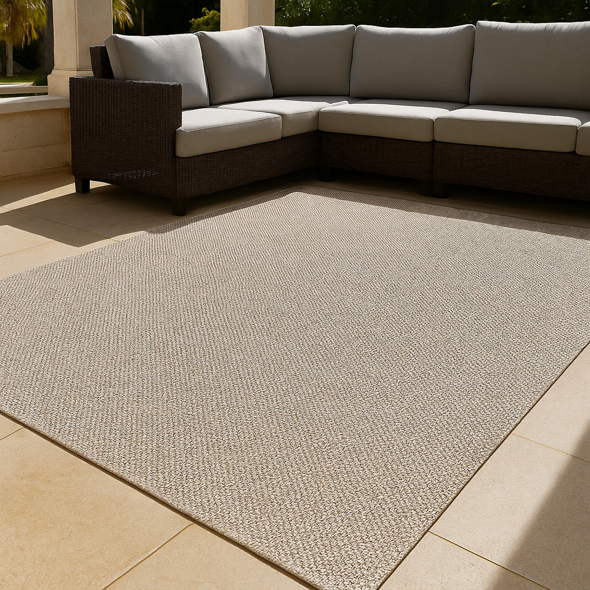 Alfombra exterior/interior pvc tejido plano limpiable con alta presíón ...