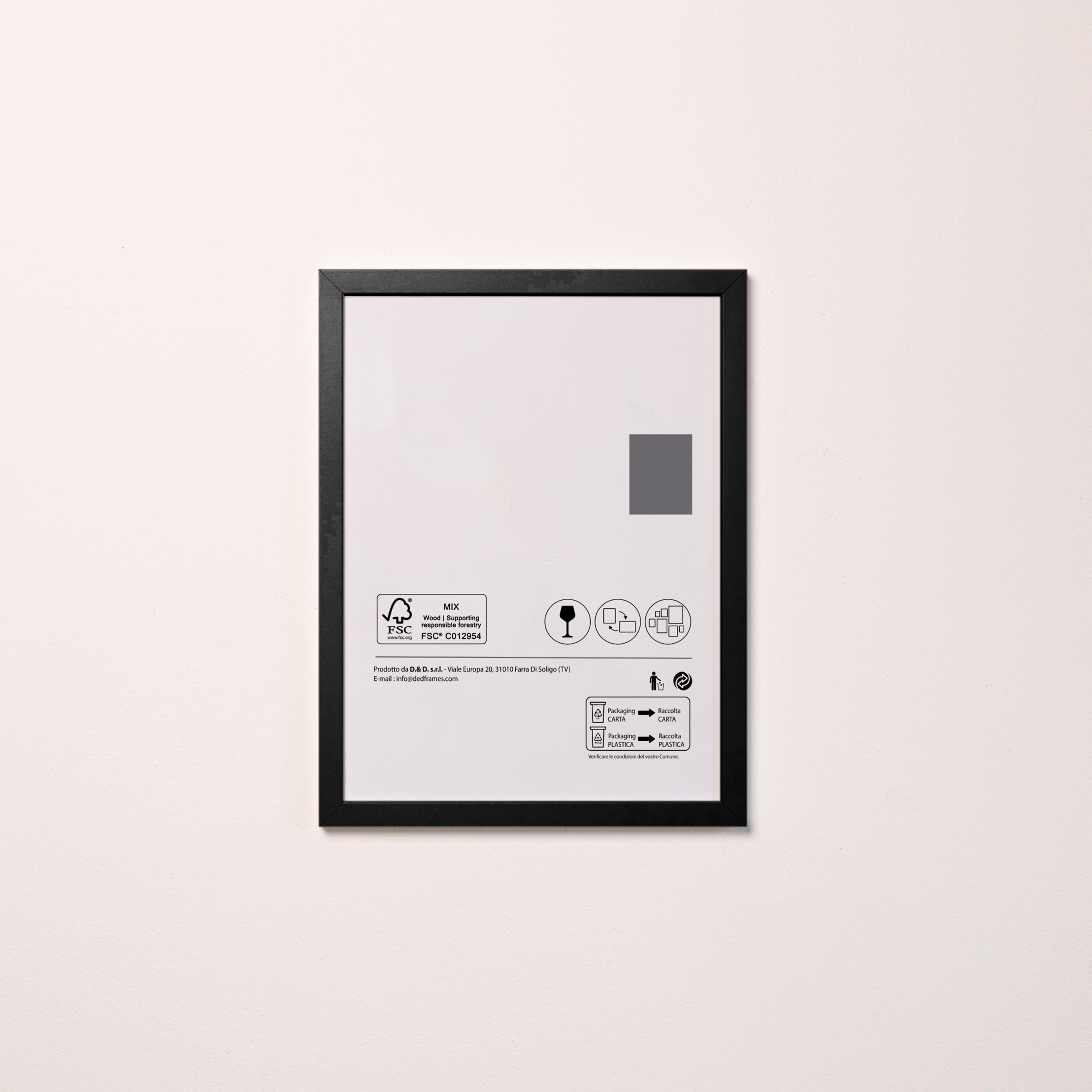 Cornice 10x15 cm in mdf nero HOUSE 3 DOZZA SRL | Leroy Merlin