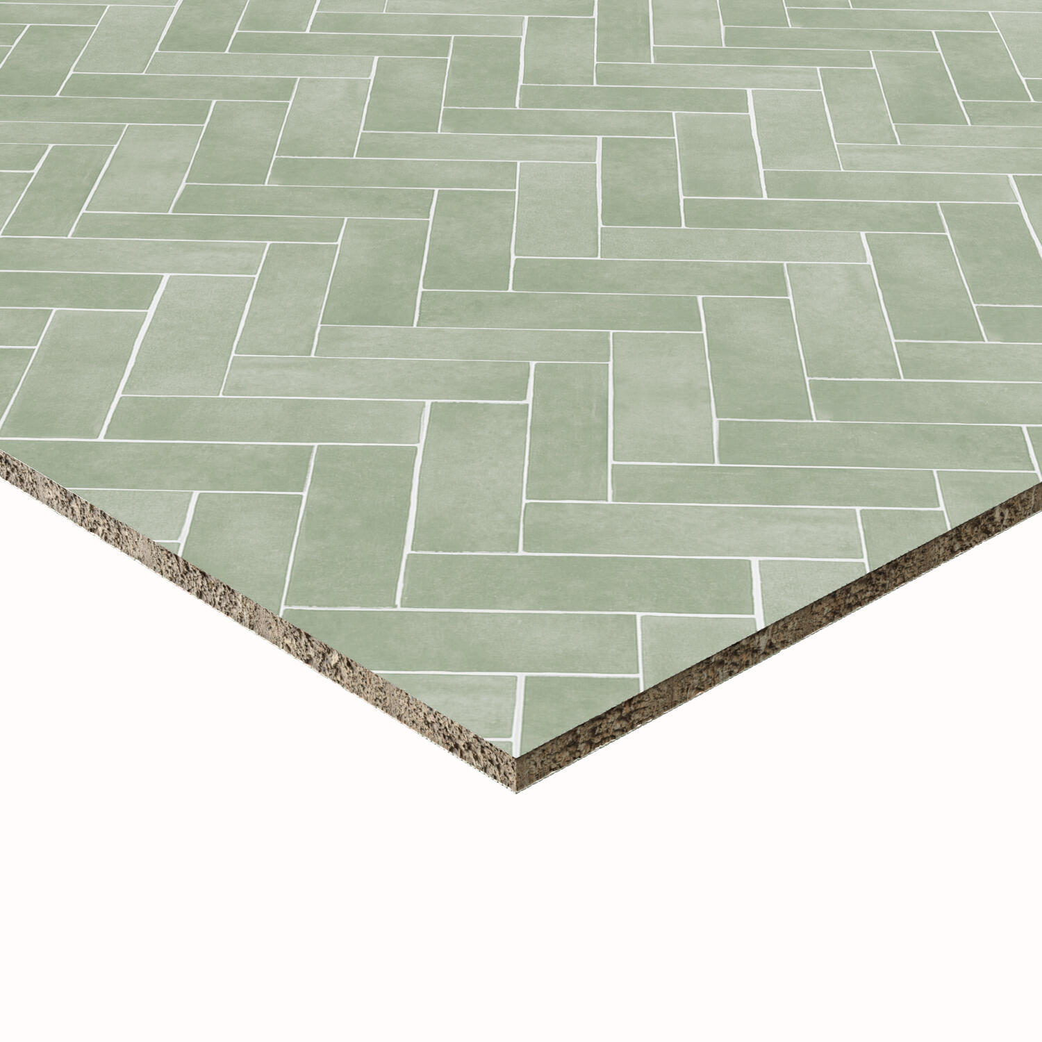 Crédence BAKER CHEVRON VERT L.300 x H.64 cm, Ep.9 mm | Leroy Merlin