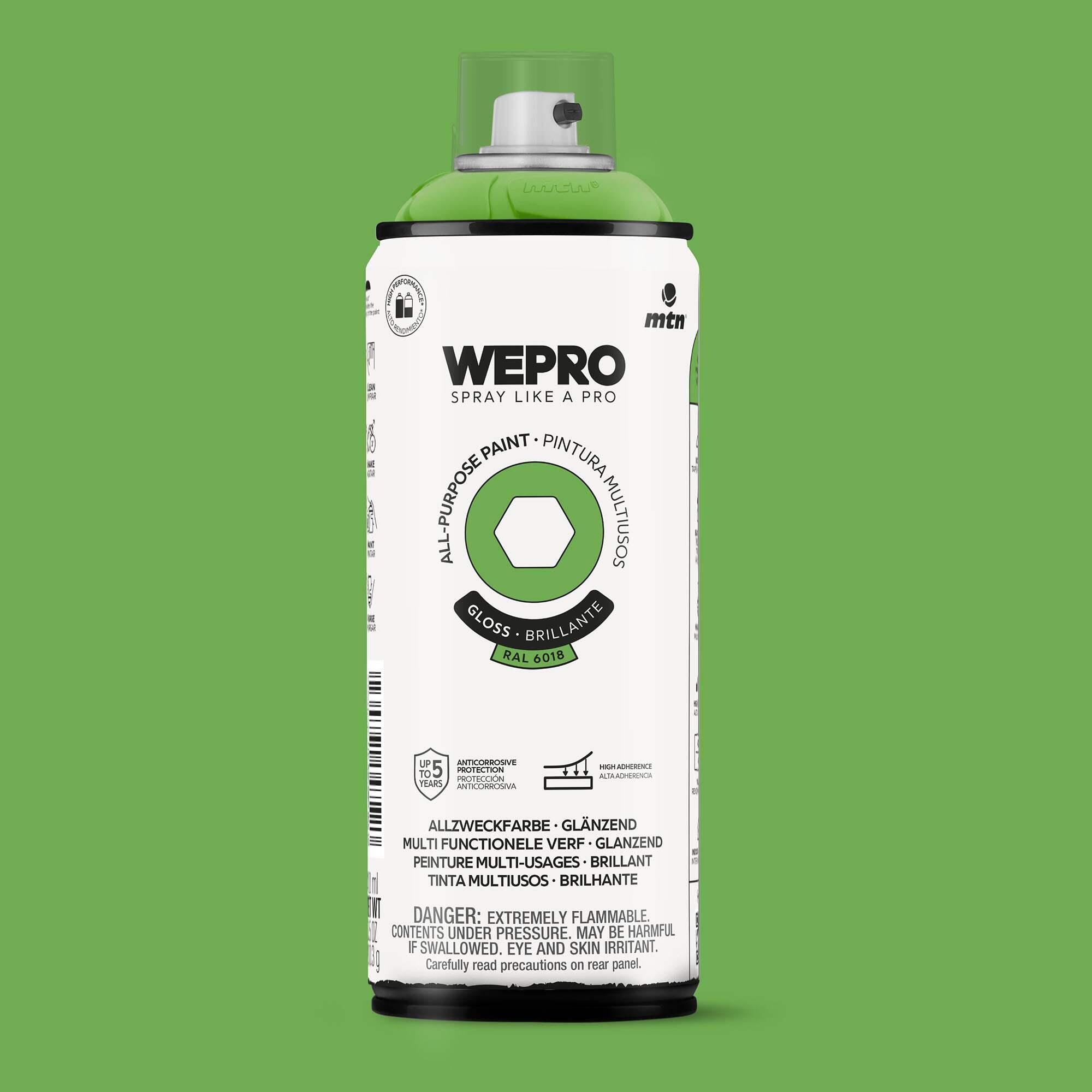 Spray WEPRO MTN ral-6018 400ml verde fiona | Leroy Merlin