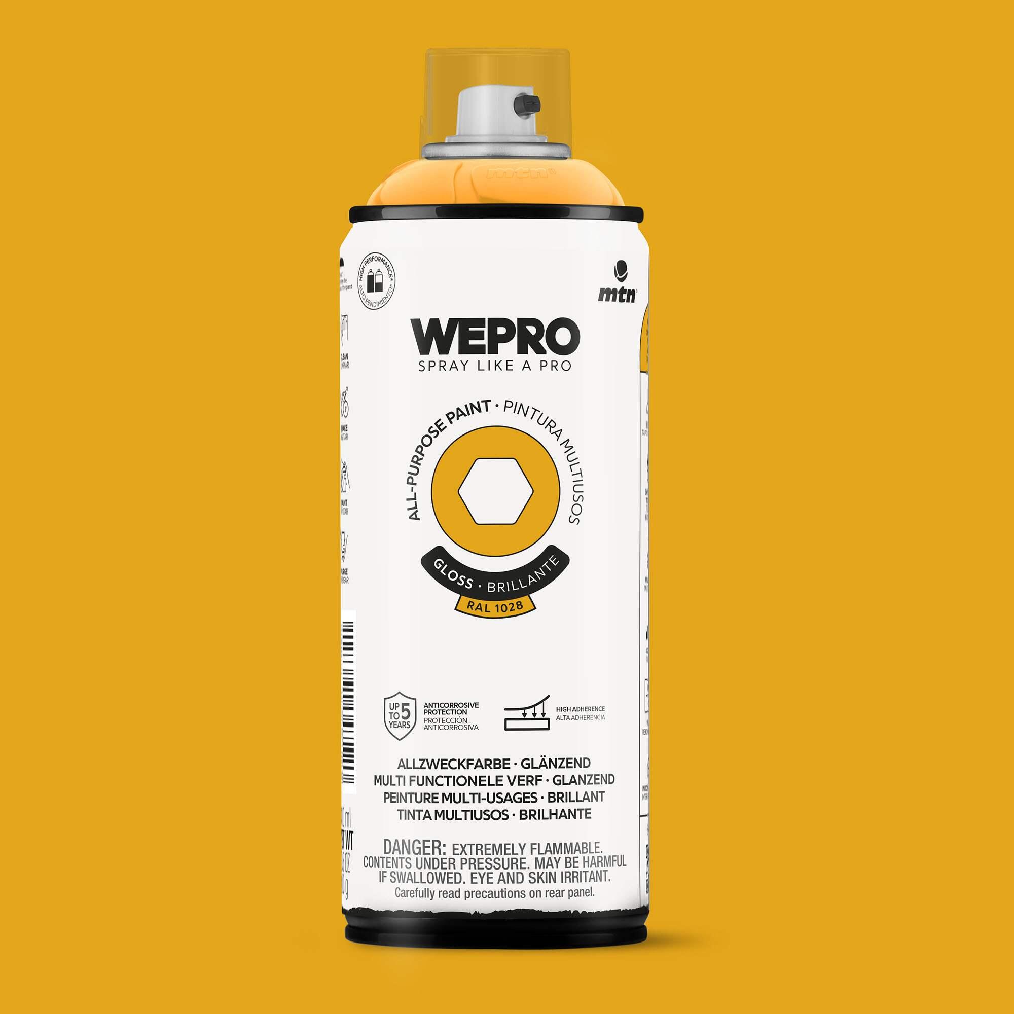 Spray WEPRO MTN ral-1028 400ml amarillo california | Leroy Merlin