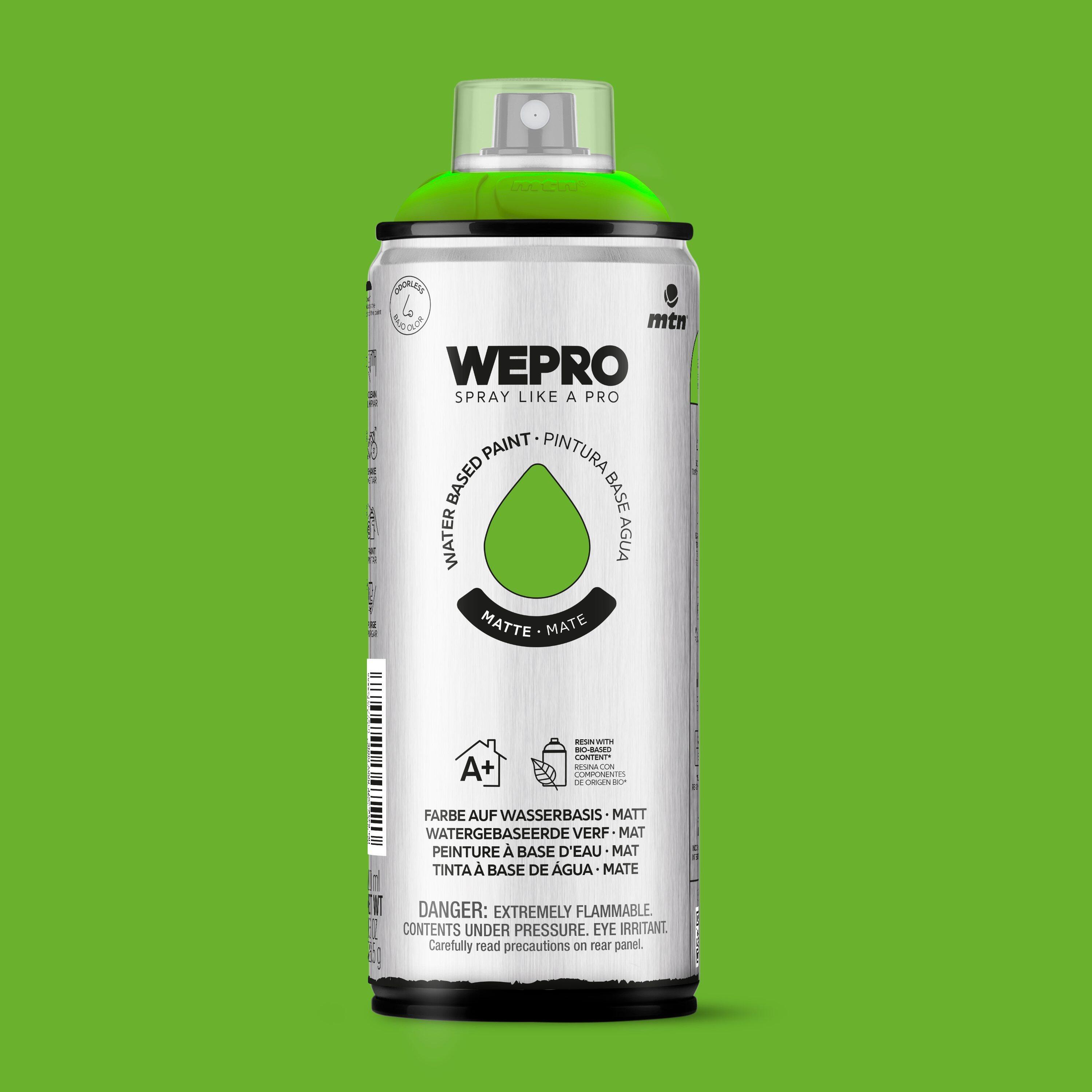Spray WEPRO MTN 400ml verde fluor | Leroy Merlin