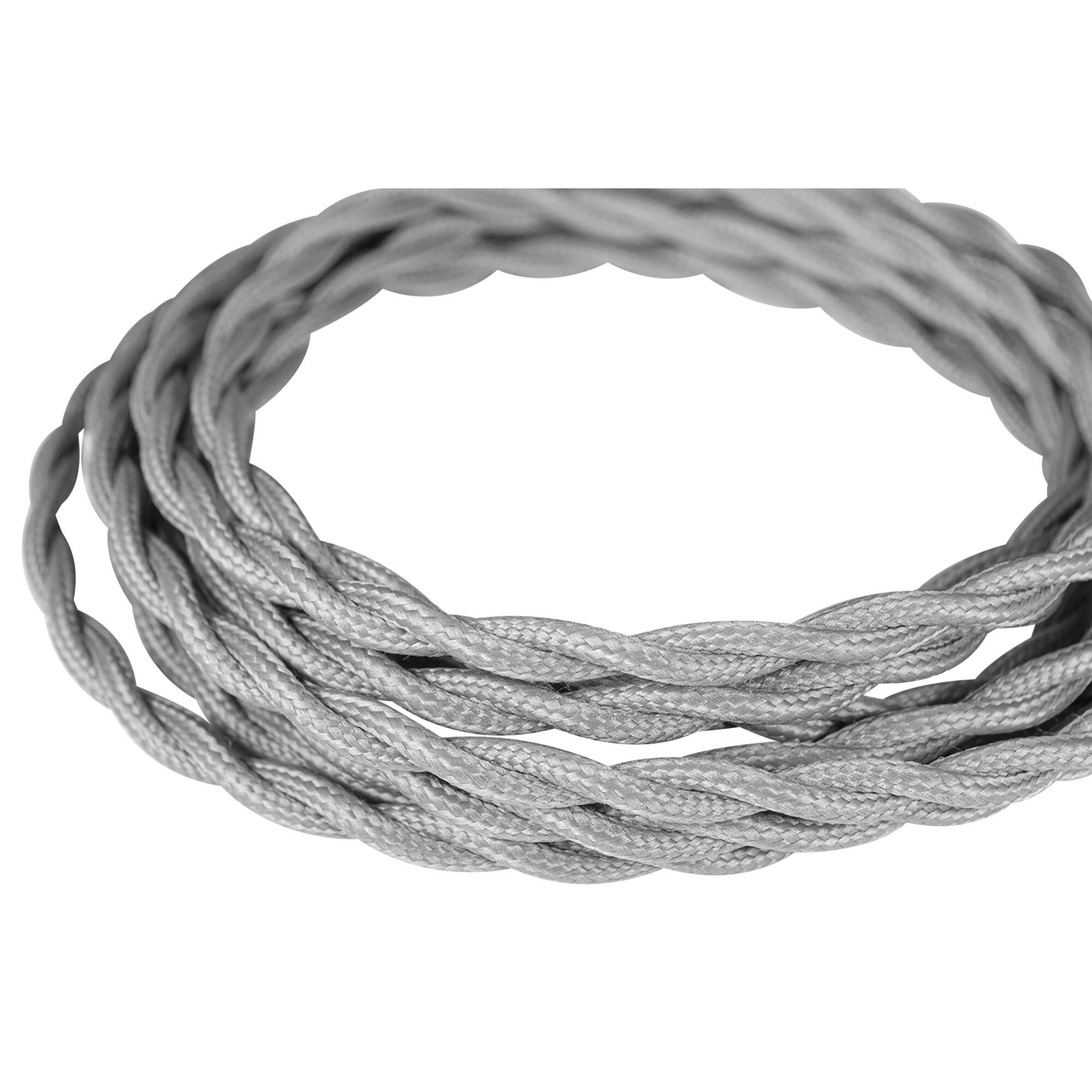 Câble torsade 074240, TIBELEC gris, 30 cm | Leroy Merlin