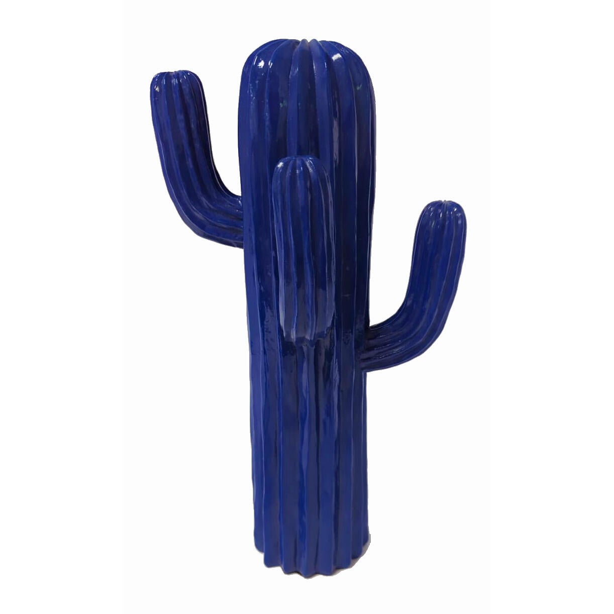 Objet décoratif Cactus, bleu H.42 x l.20 cm | Leroy Merlin