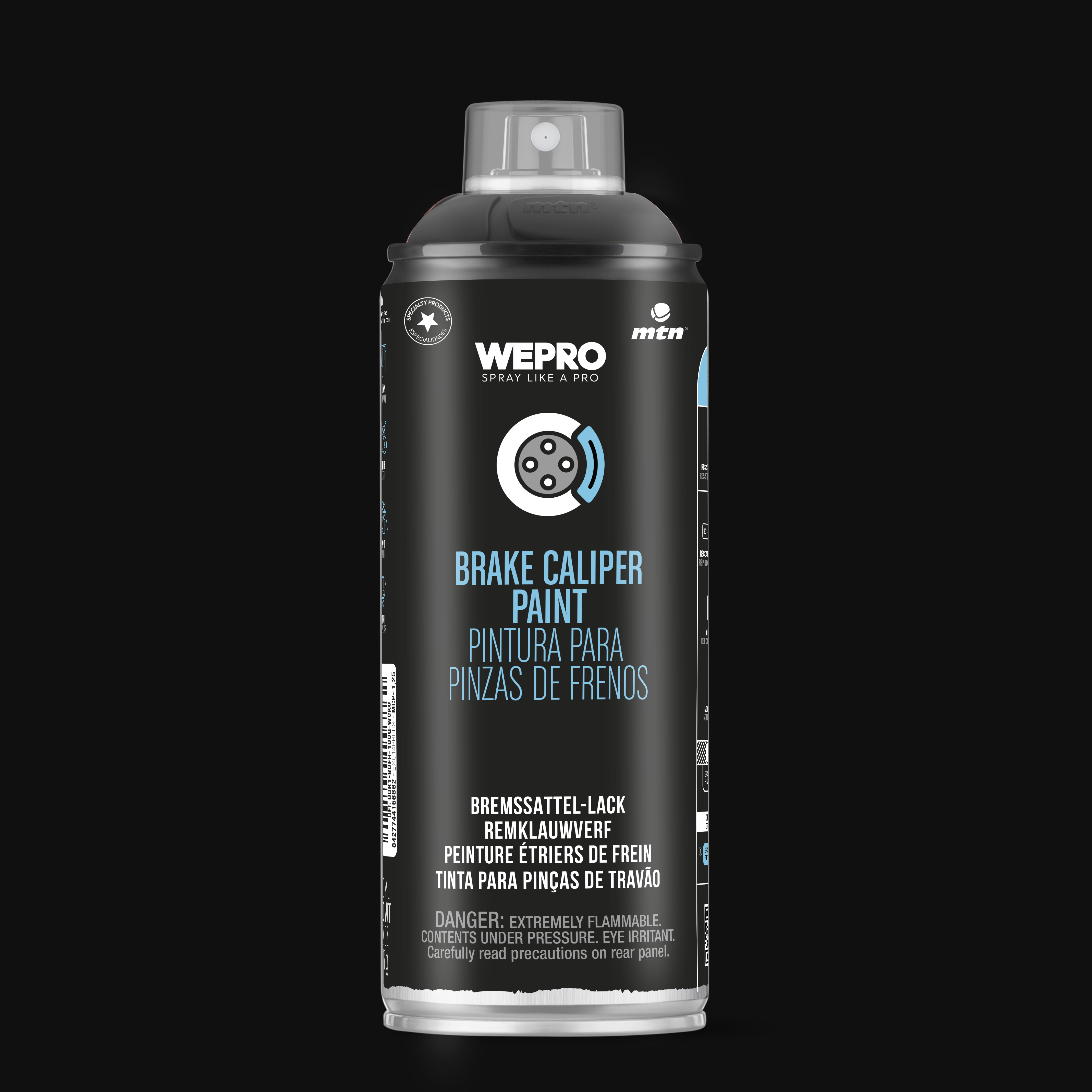 Spray pintura pinzas freno brilante WEPRO MTN 400ml | Leroy Merlin