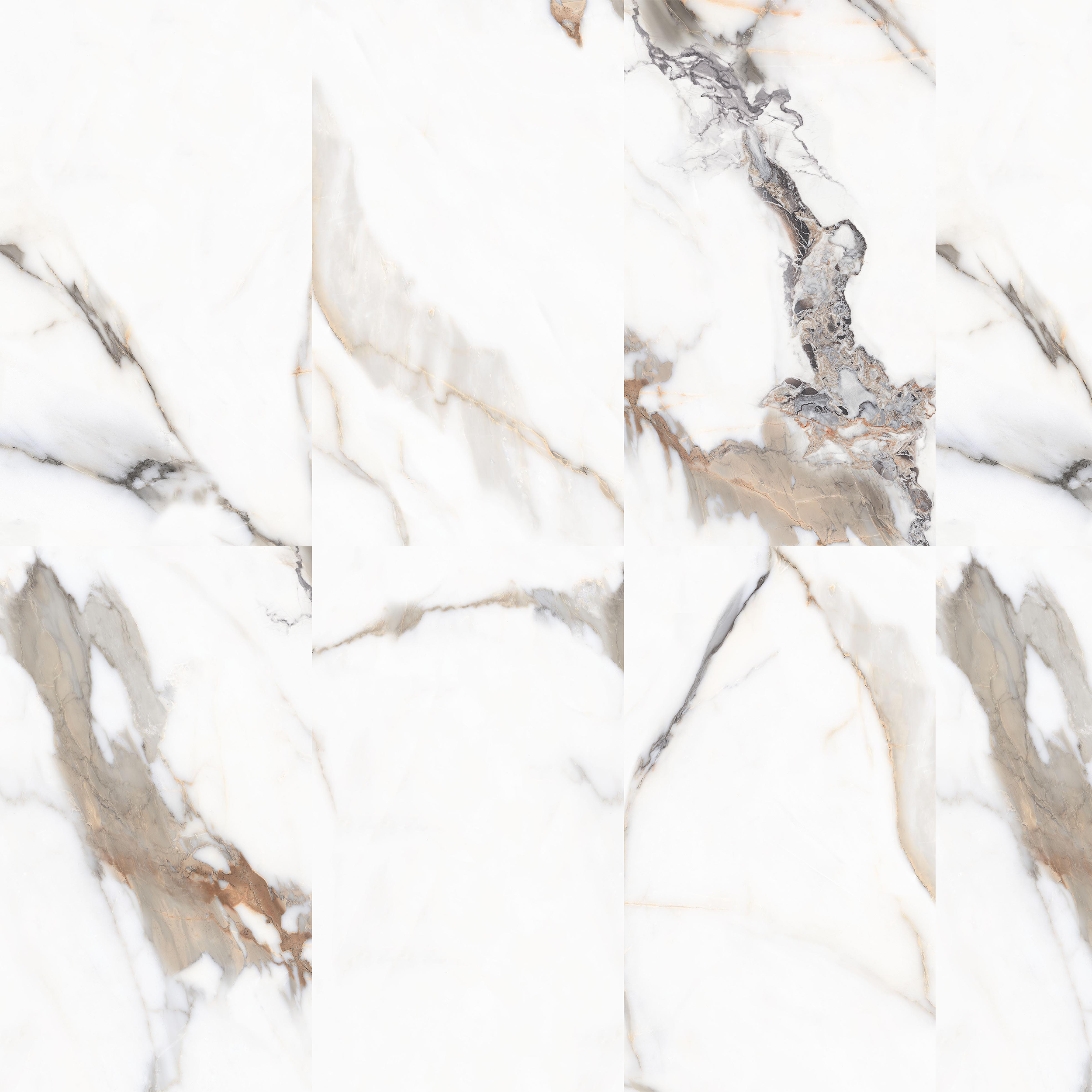 Panele ścienne winylowe 70x40 cm Soul Gold marmur - Leroy Merlin