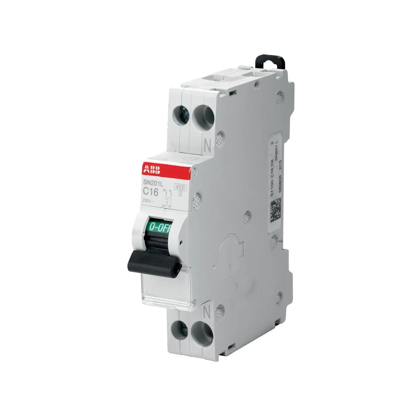 Interruttore magnetotermico ABB ELSN201LC25 1P 4.5kA 1 modulo 230V | Leroy Merlin