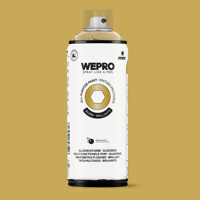 Sprays dorado: acabado brillante y rápido secado