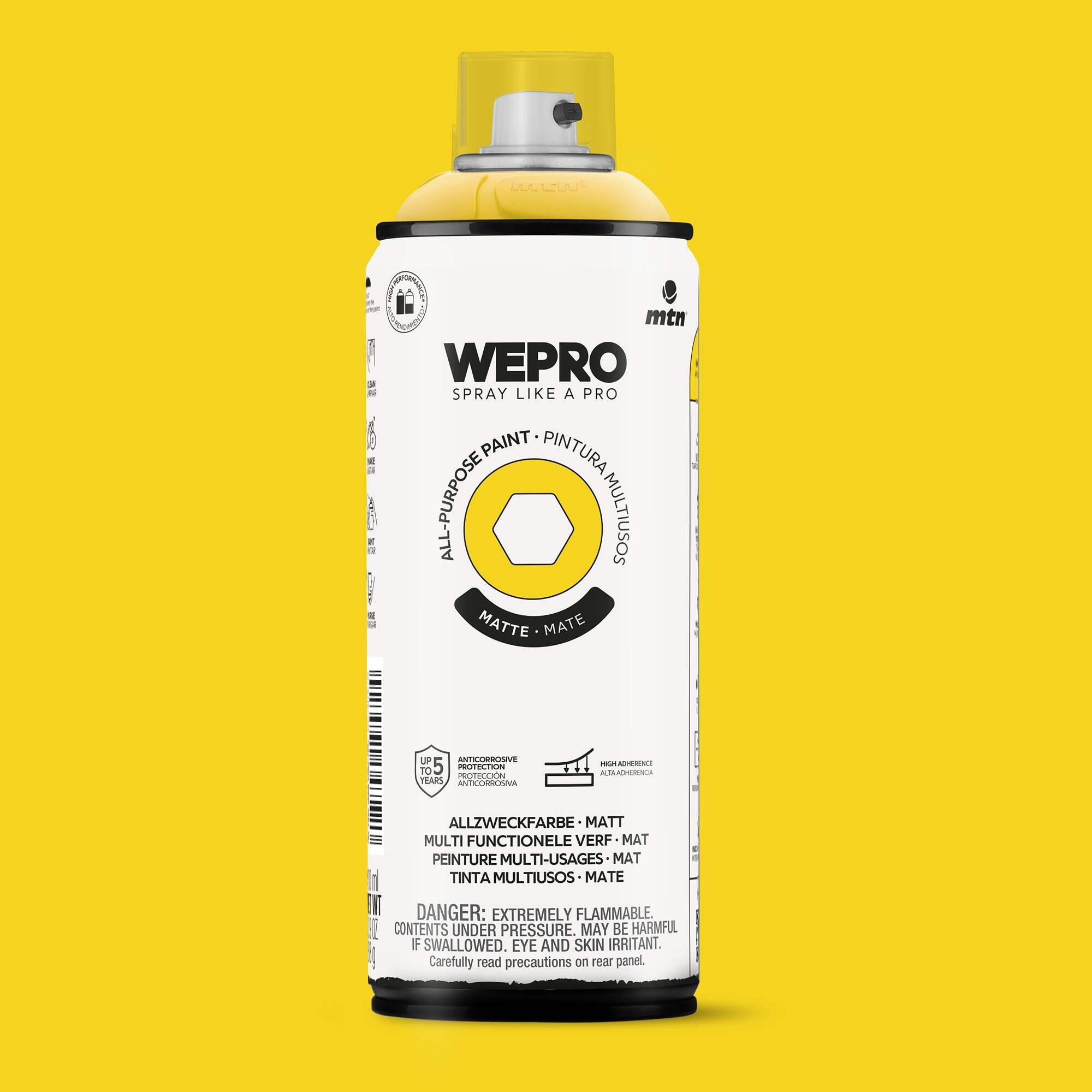 Spray WEPRO MTN 400ml amarillo bart | Leroy Merlin