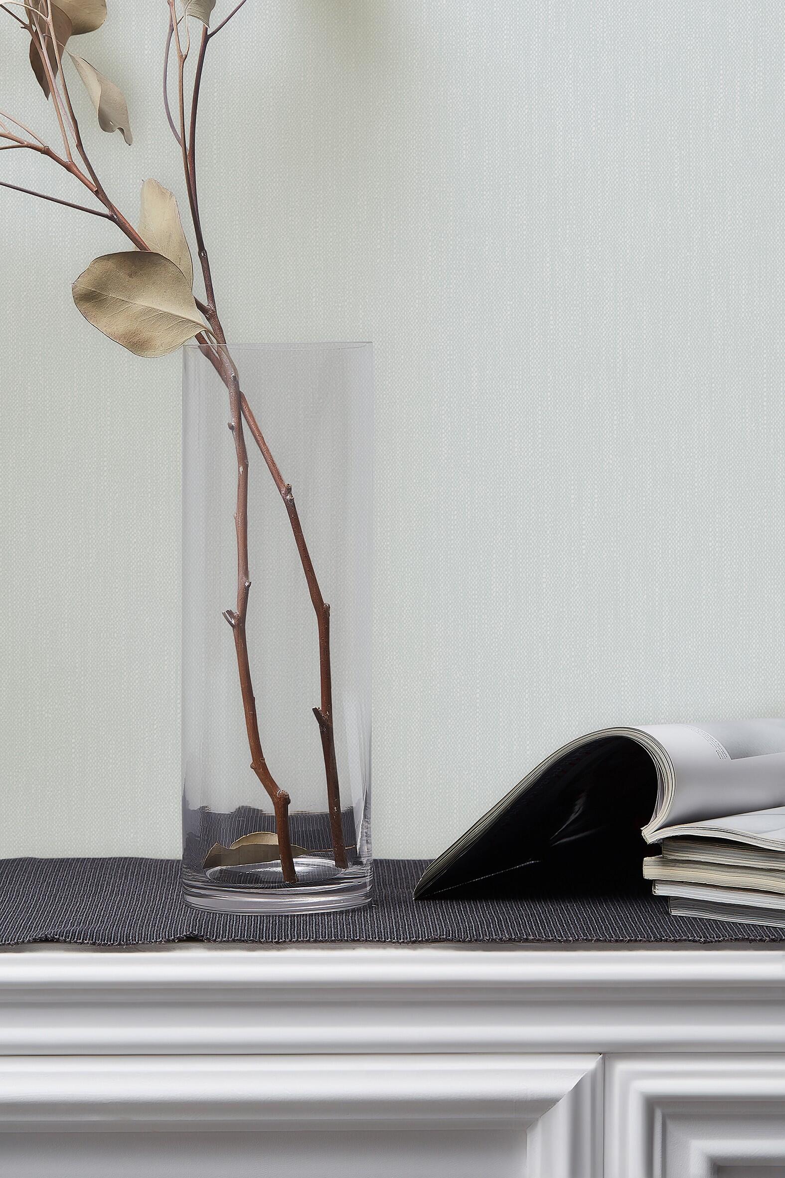 Papel pintado vinilo aplicación cola en pared Berta 3 azul MARBURG ...