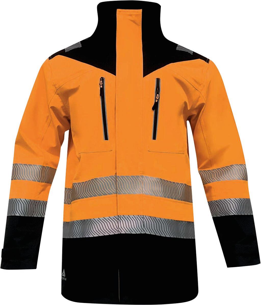 Parka de travail haute visibilité orange T.3XL Grafiz - DELTA PLUS ...