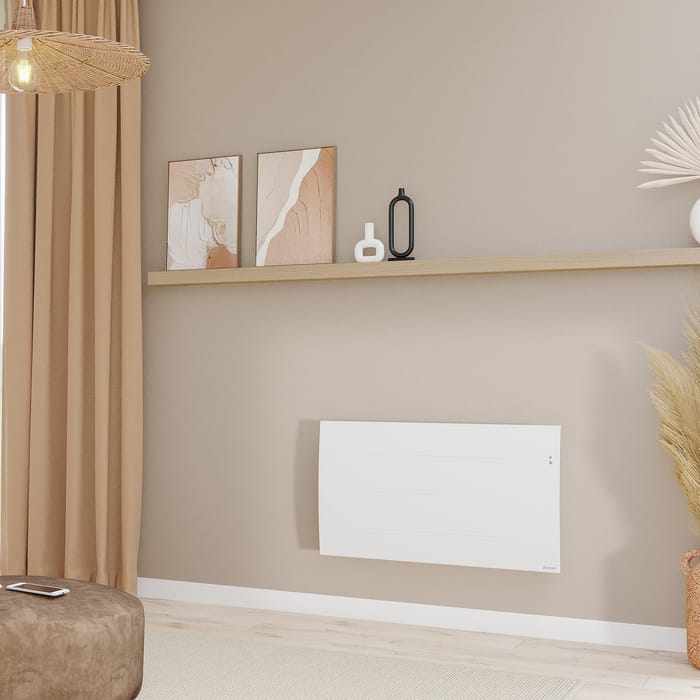 Radiateur électrique connecté à inertie sèche Sibayak II 1500 W SAUTER ...