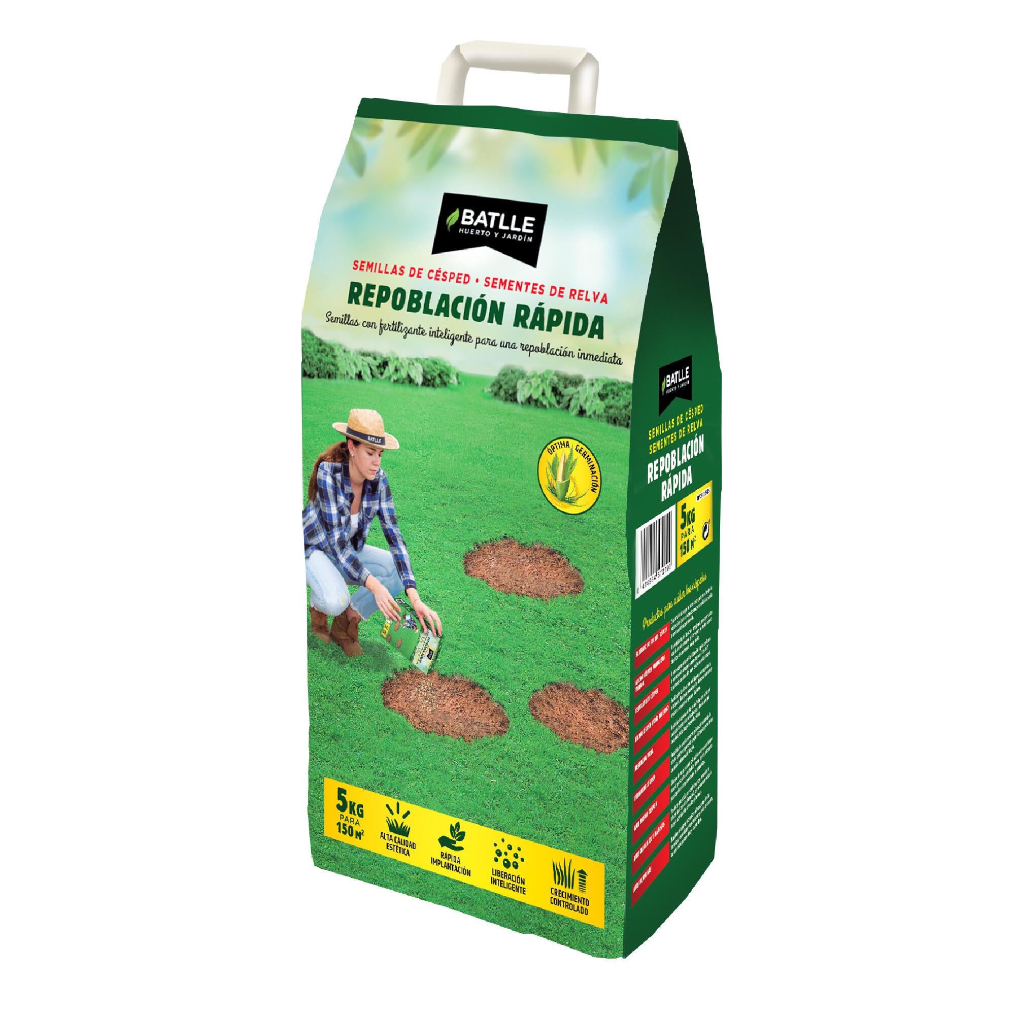Semilla de césped 5kg | Leroy Merlin