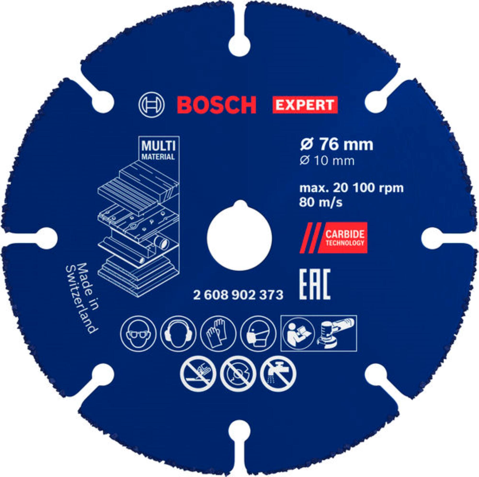 Disque à tronçonner multi matériaux Diam.76 mm - BOSCH | Bricoman