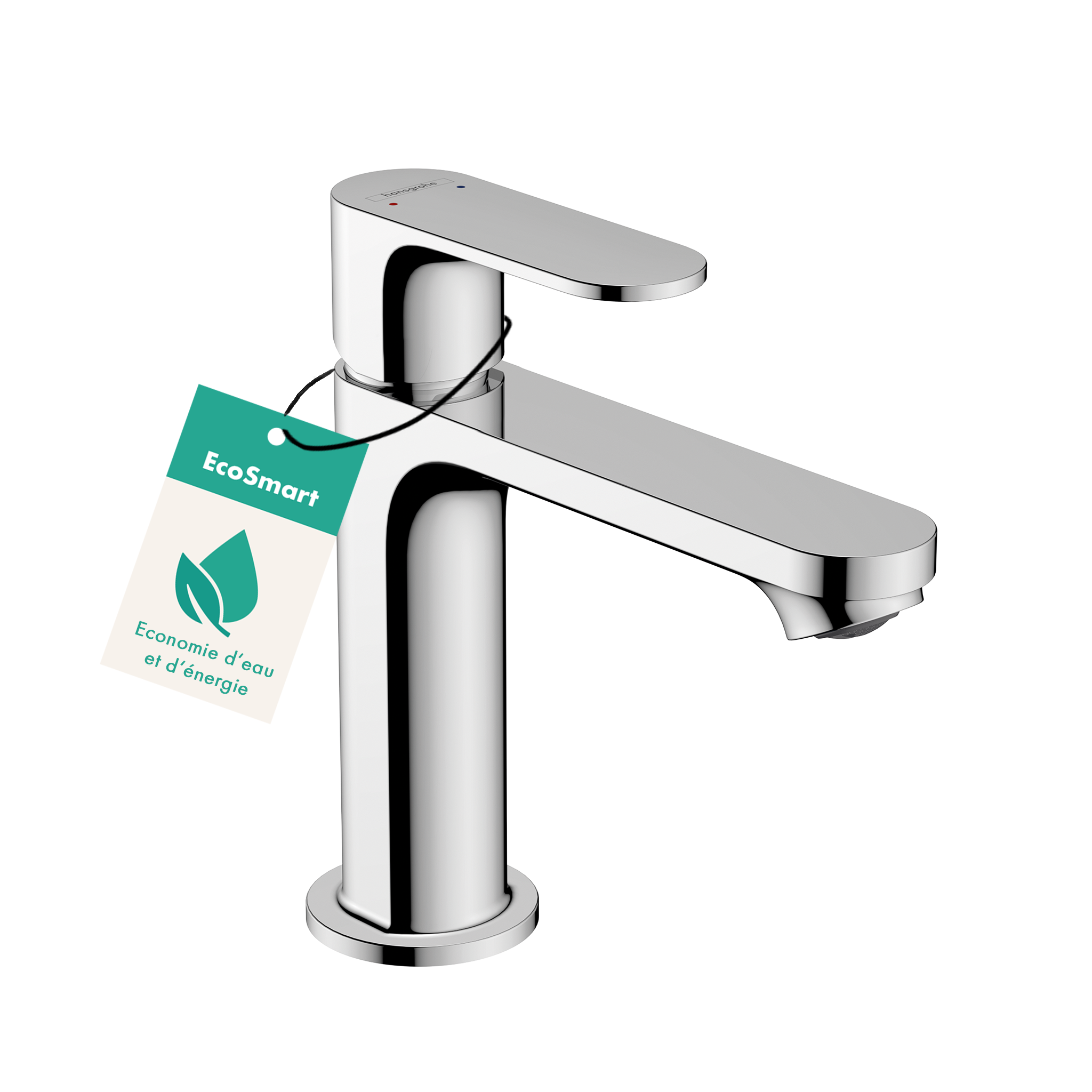 Mitigeur de lavabo chrome M, Stamis Eco, HANSGROHE | Leroy Merlin