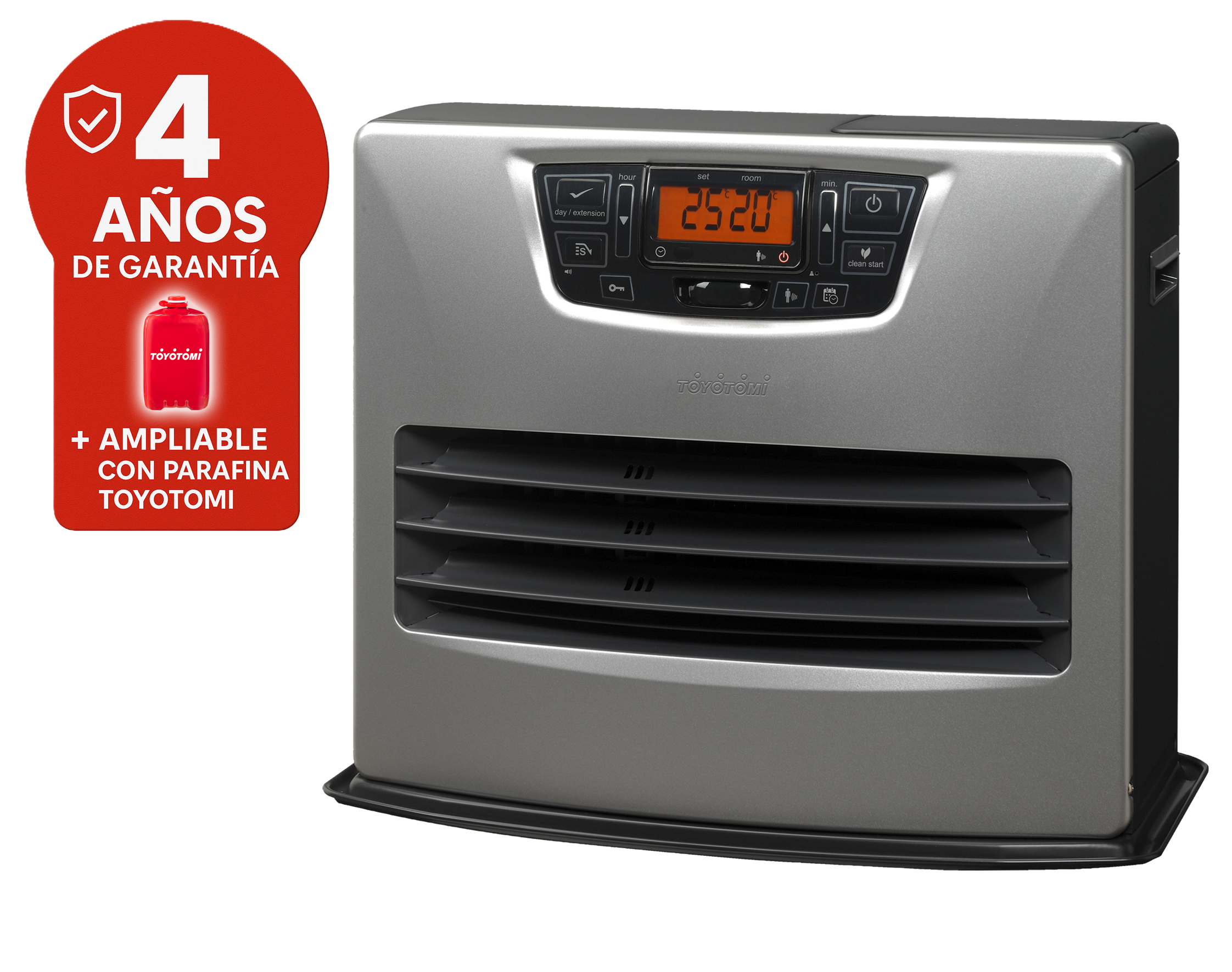 Estufa de parafina electrónica TOYOTOMI Lc-150 | Leroy Merlin