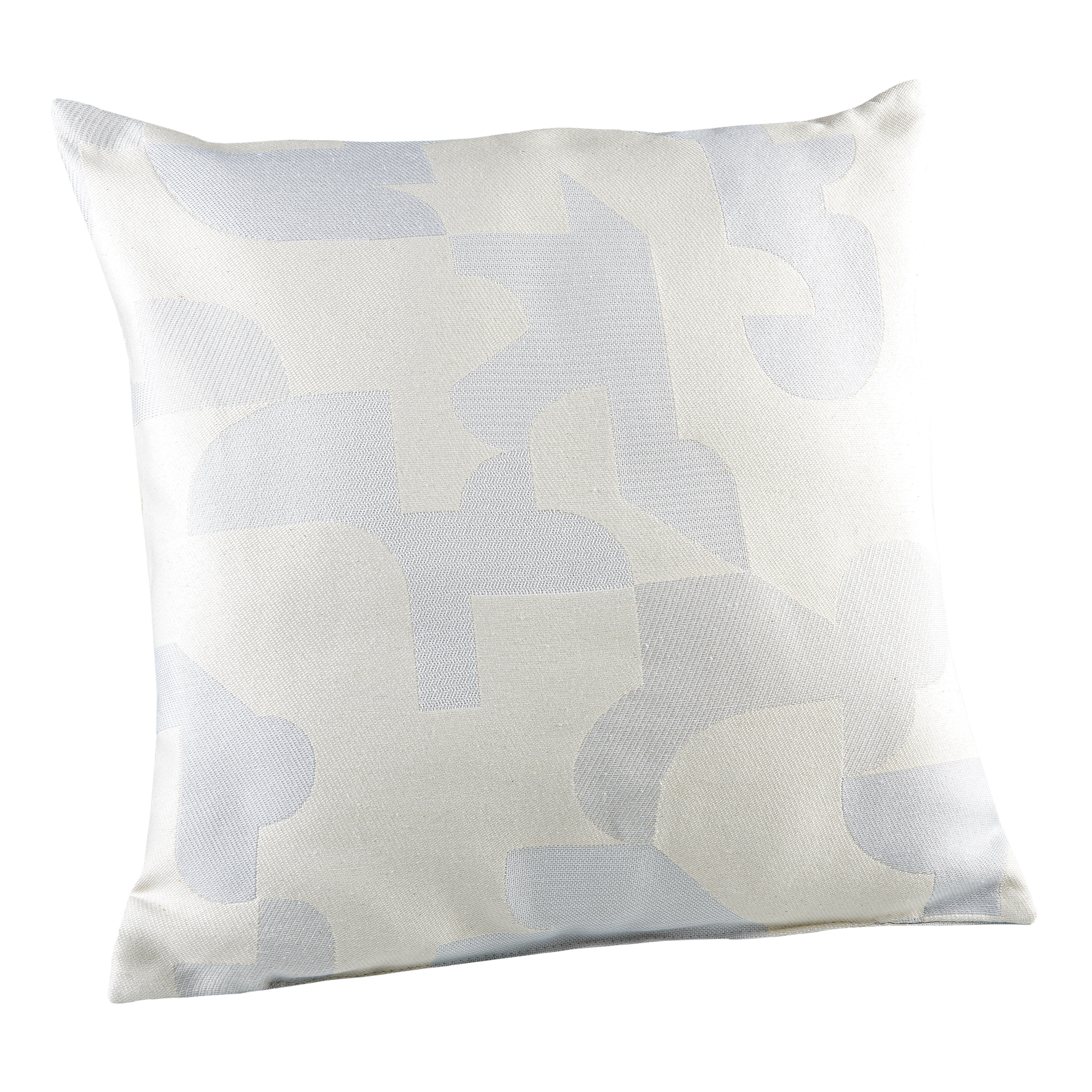 Coussin Enigma, ecru et blanc optique l.45 x L.45 cm | Leroy Merlin