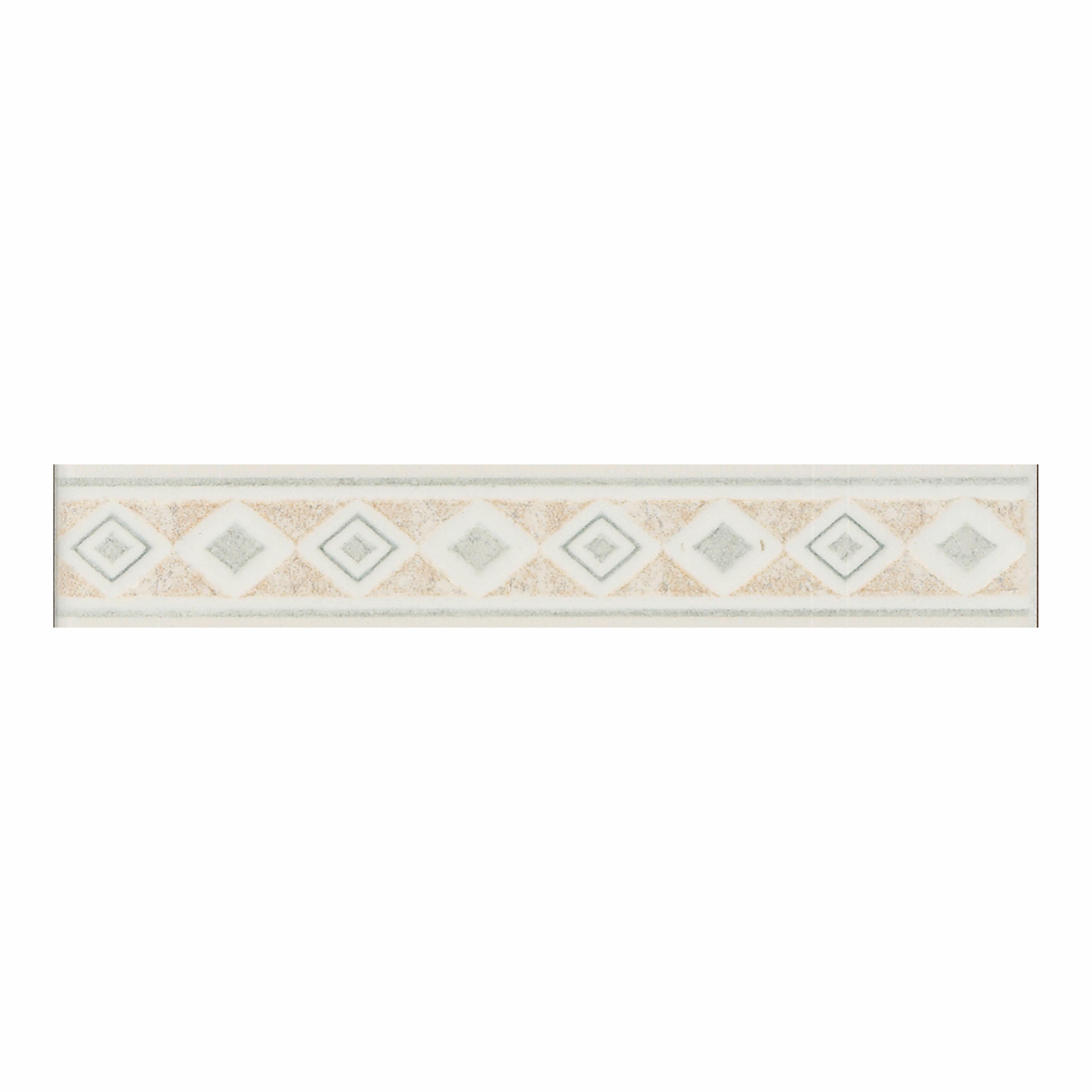 Listello in gres naturale Steno L 3 x L 20 cm beige e verde | Leroy Merlin