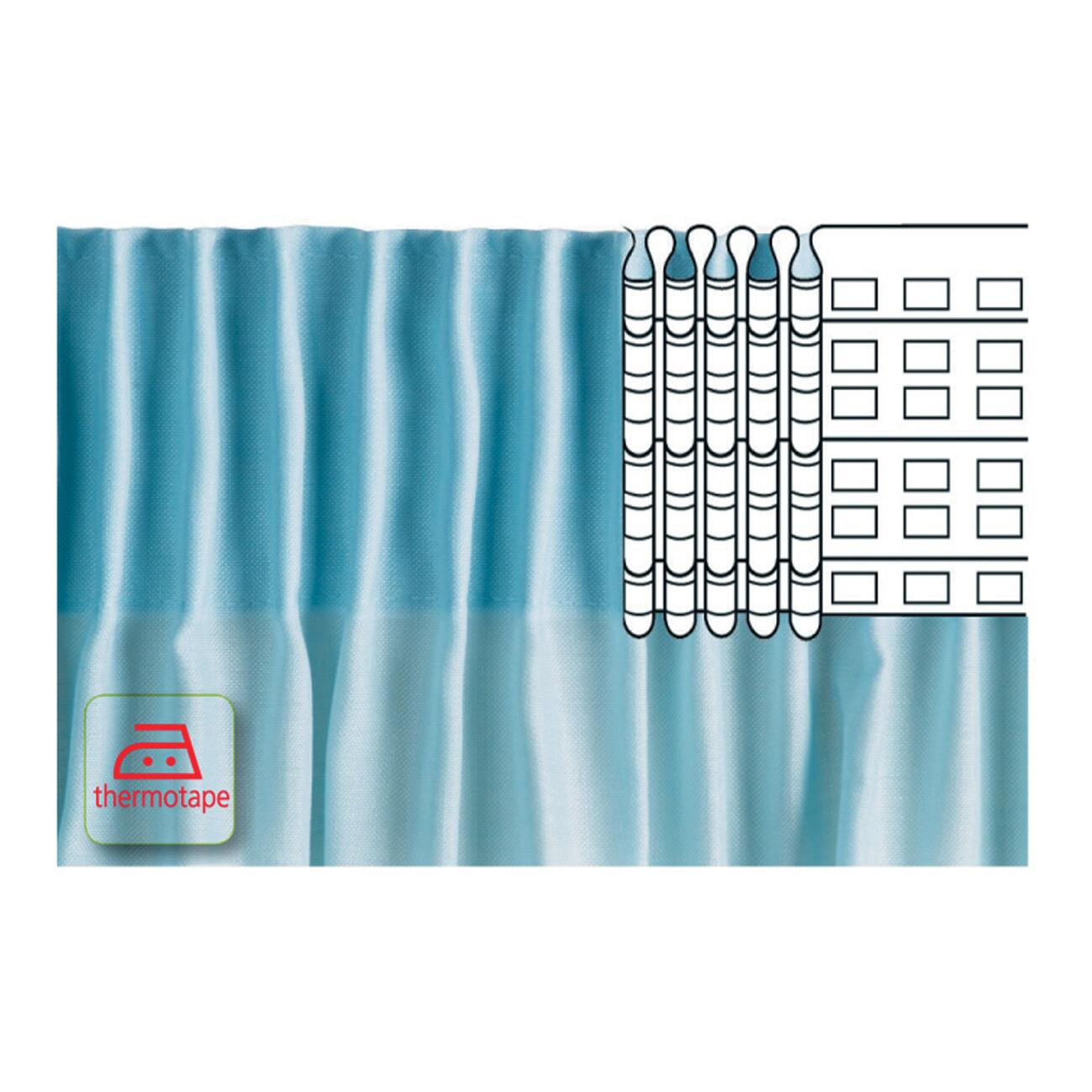 Nastro fettuccia per tenda Riflex termoadesivo 7 cm x 50 m | Leroy Merlin