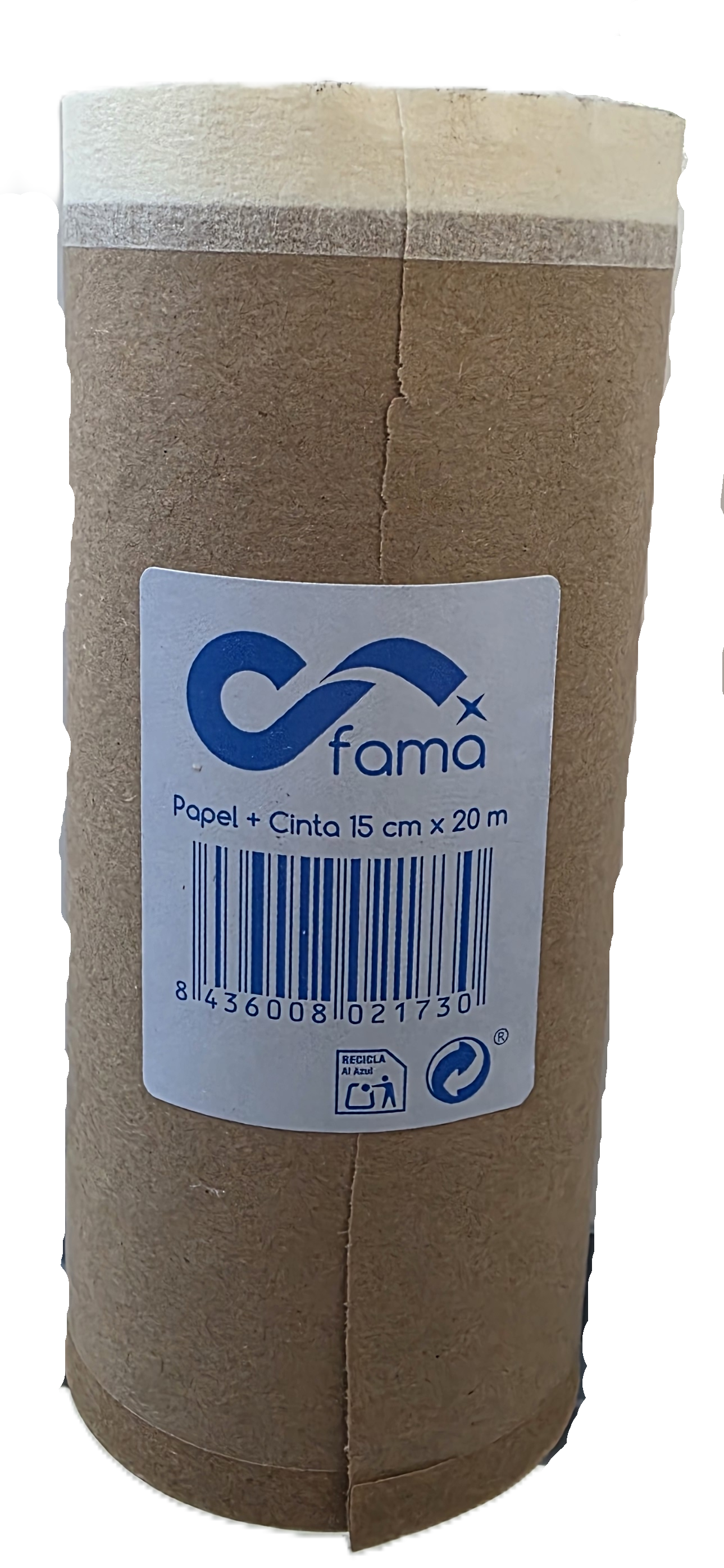 Rollo de papel con cinta para proteger (35gr) 15cmx20m | Leroy Merlin