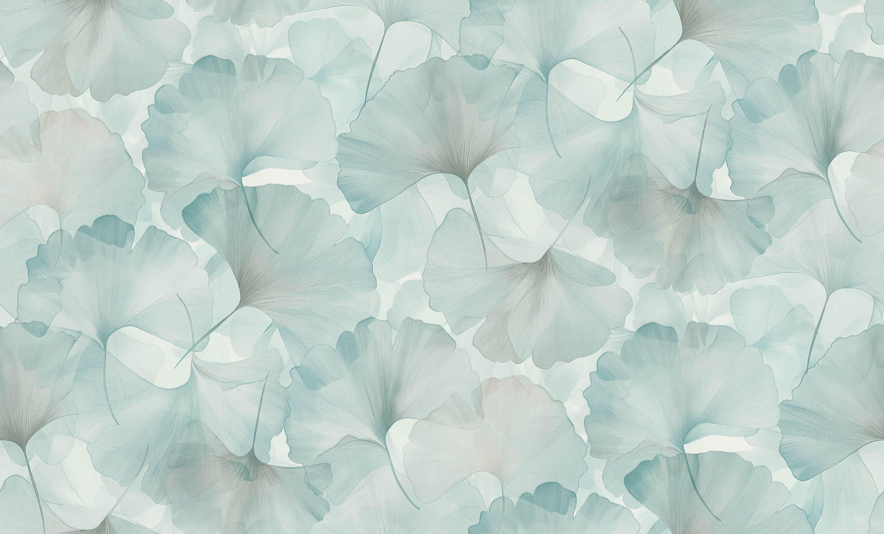 Papier peint intissé, Elysium, Ginko dream, bleu | Leroy Merlin