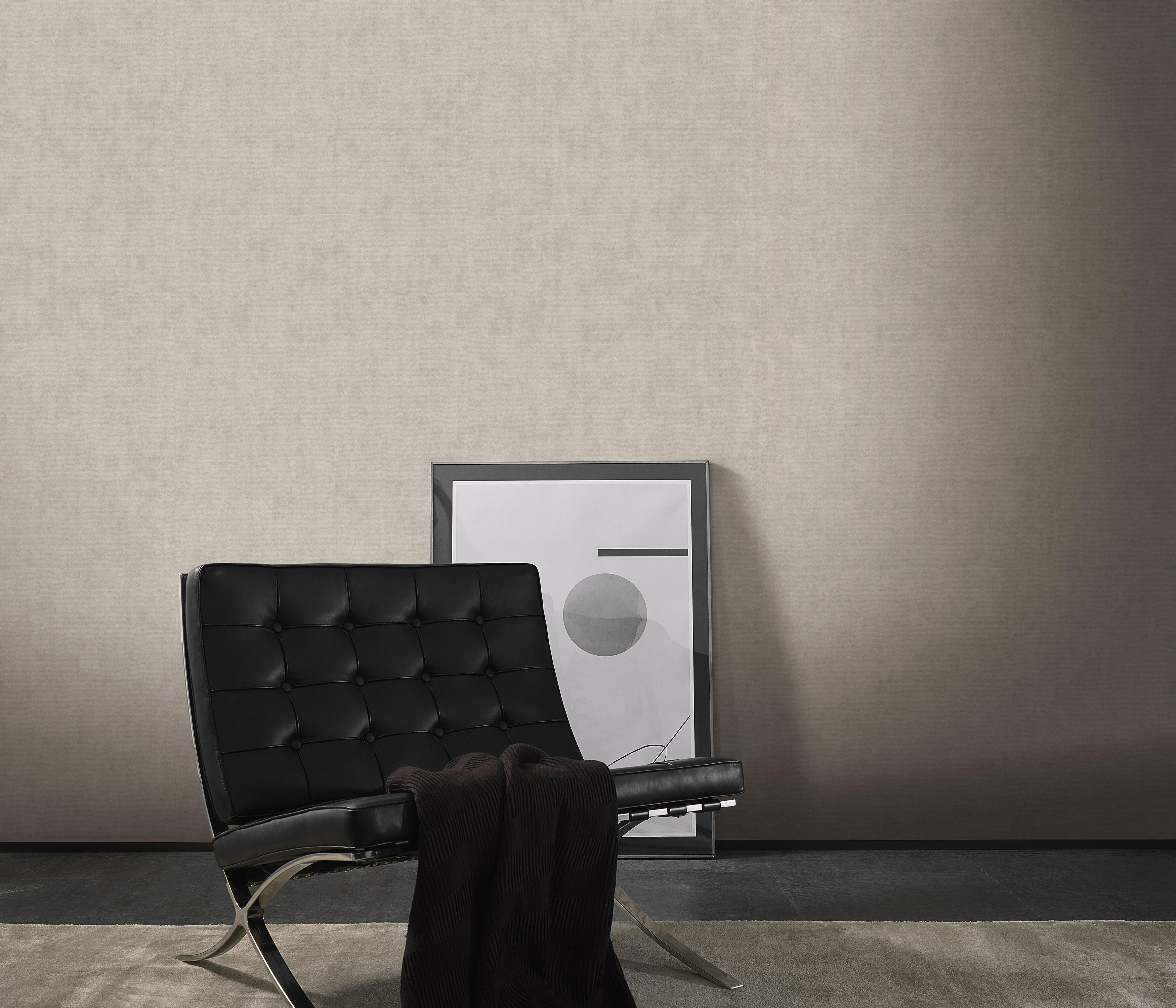 Papier peint intissé, Elysium, Dynamic flow, taupe | Leroy Merlin