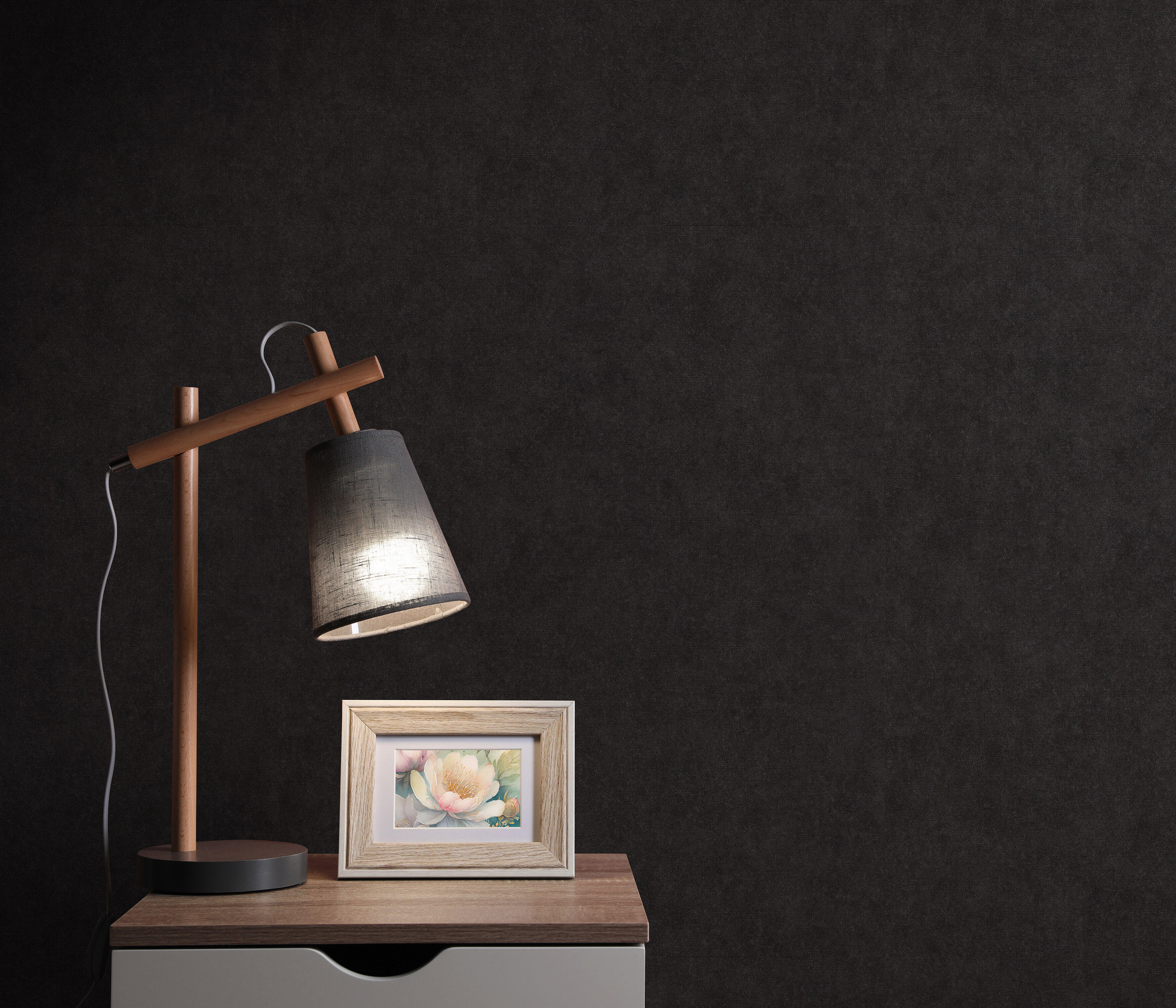 Papier peint intissé, Elysium, Dynamic flow, noir | Leroy Merlin