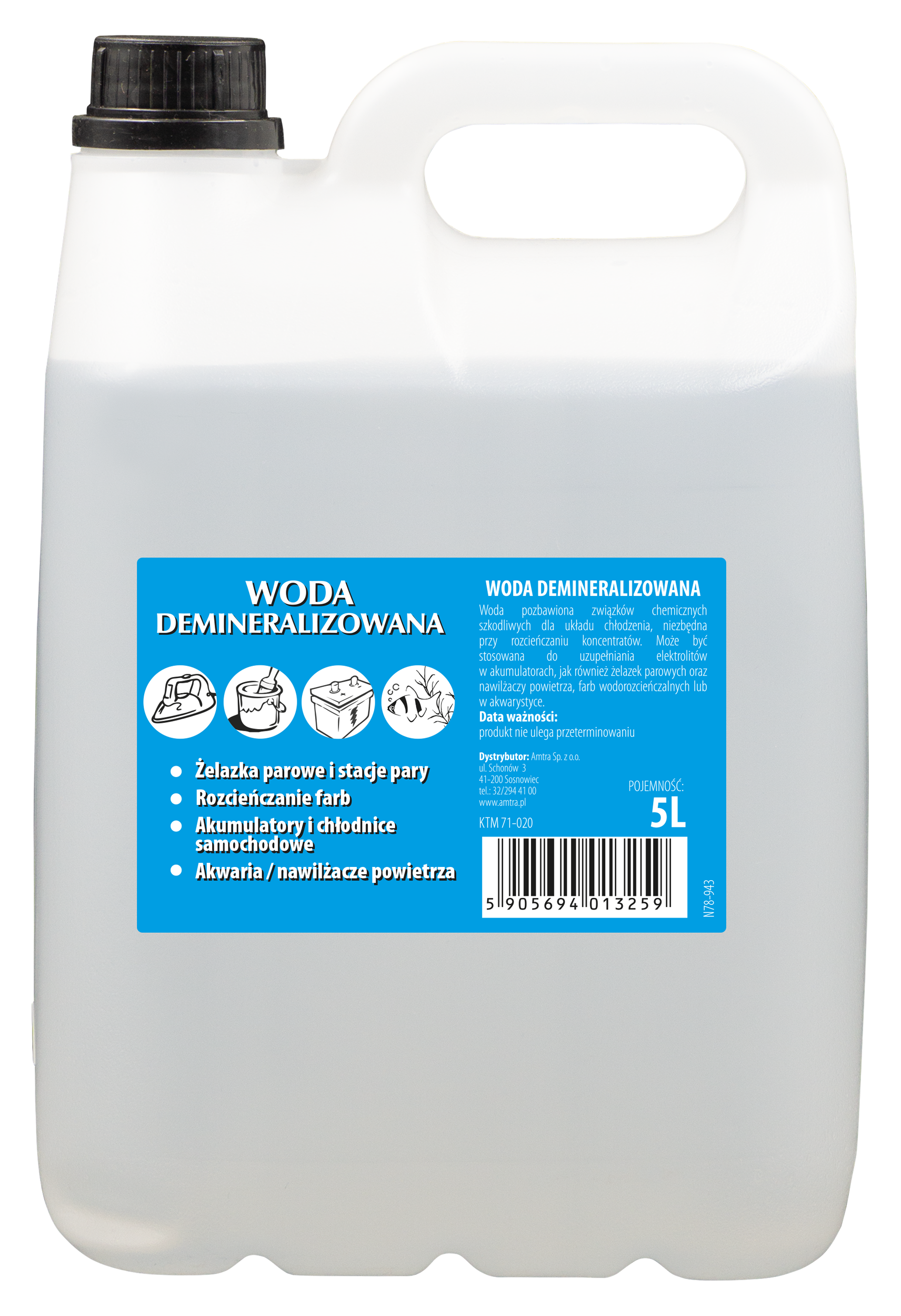 Woda demineralizowana 5 l - Leroy Merlin