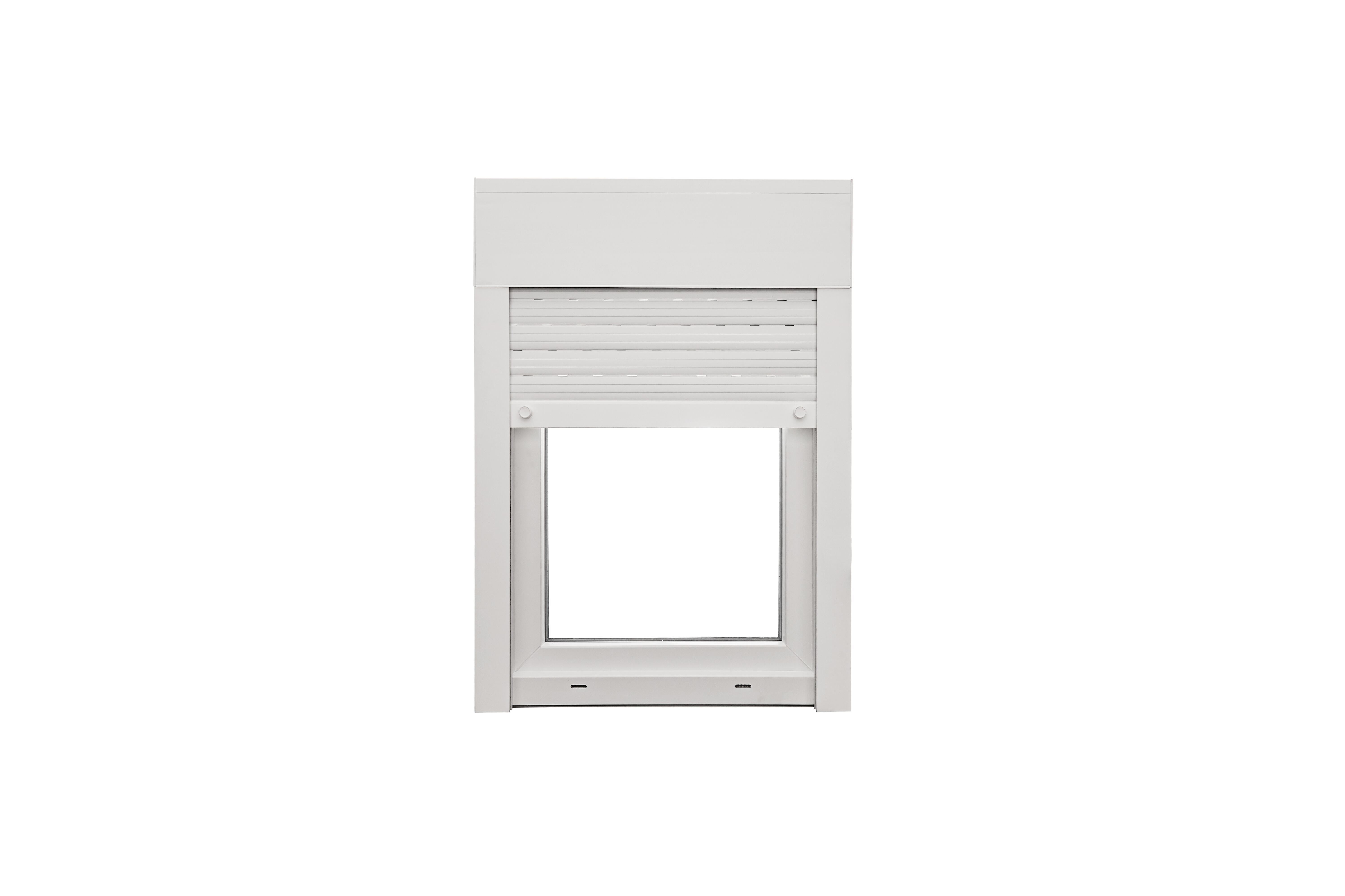 Fenêtre oscillo-battant av volet roul PVC Essentiel H95xl80cm 1vt ...