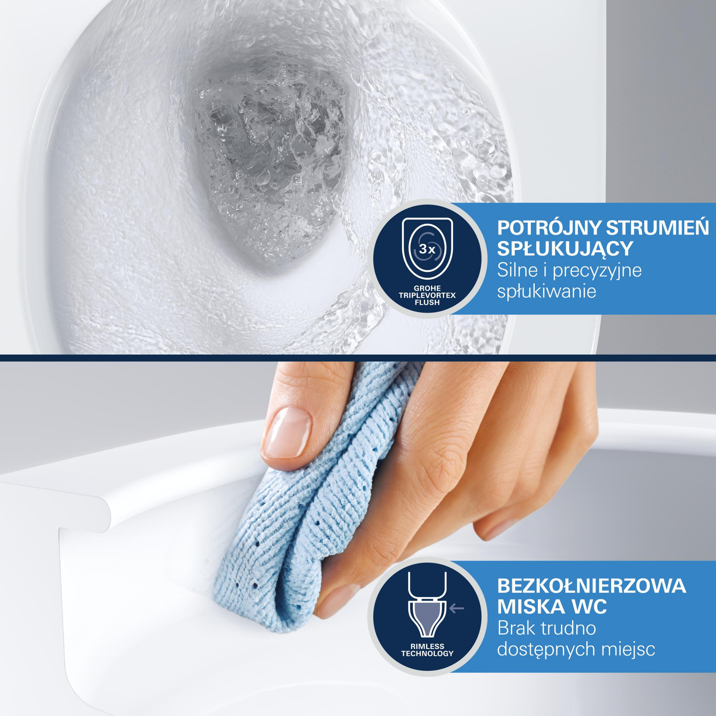 Miska WC wisząca Vortex Grohe - Leroy Merlin