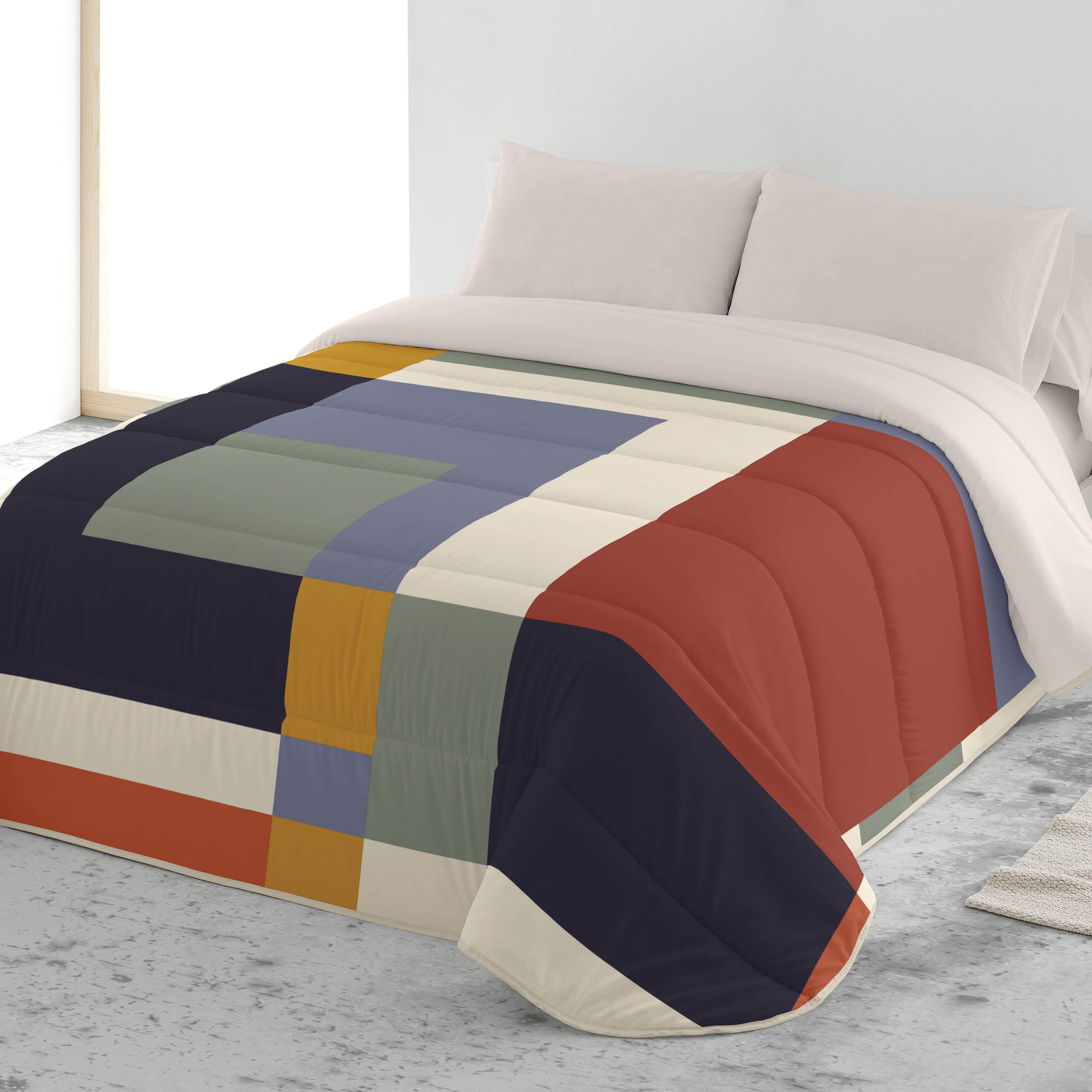 Edredón nórdico Mileto 180x260 cm para camas de 90 cm | Leroy Merlin