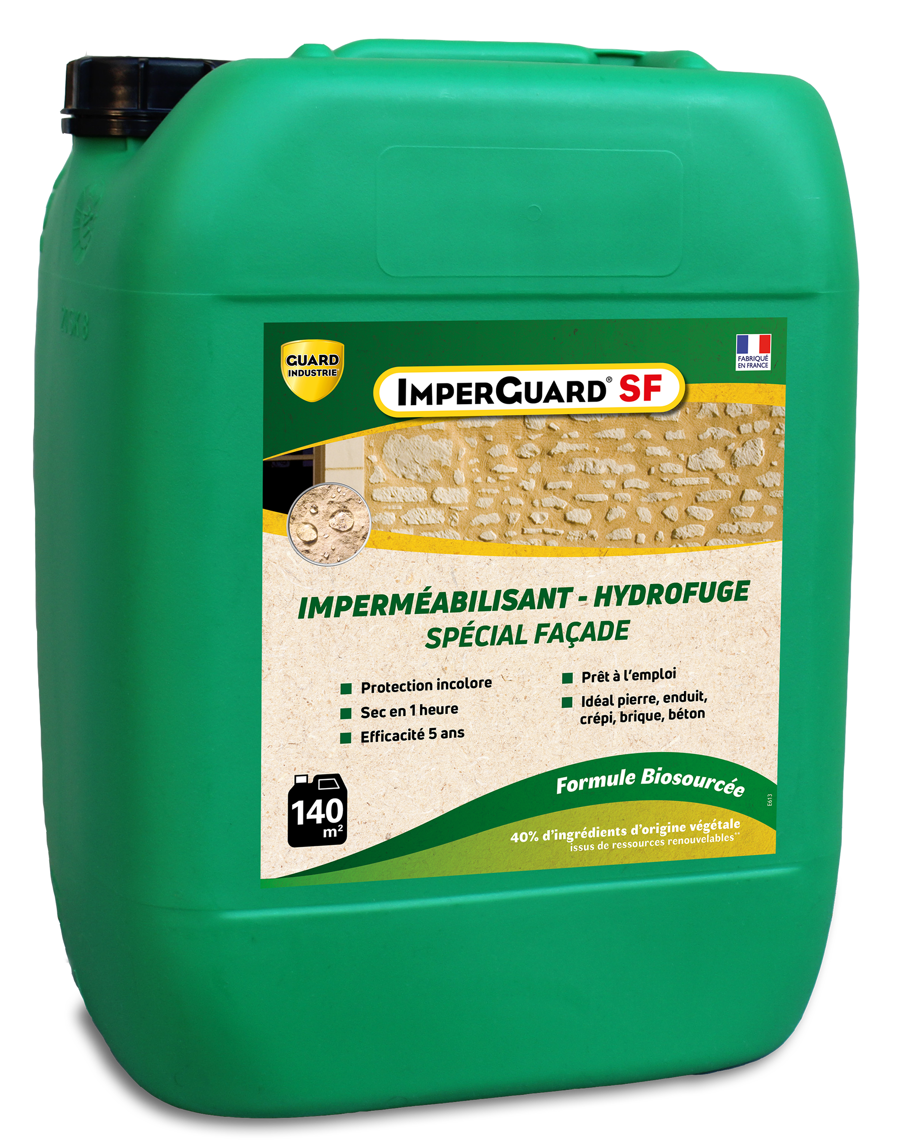 Imperméabilisant façade Hydrofuge façade GUARD INDUSTRIE 20L | Leroy Merlin