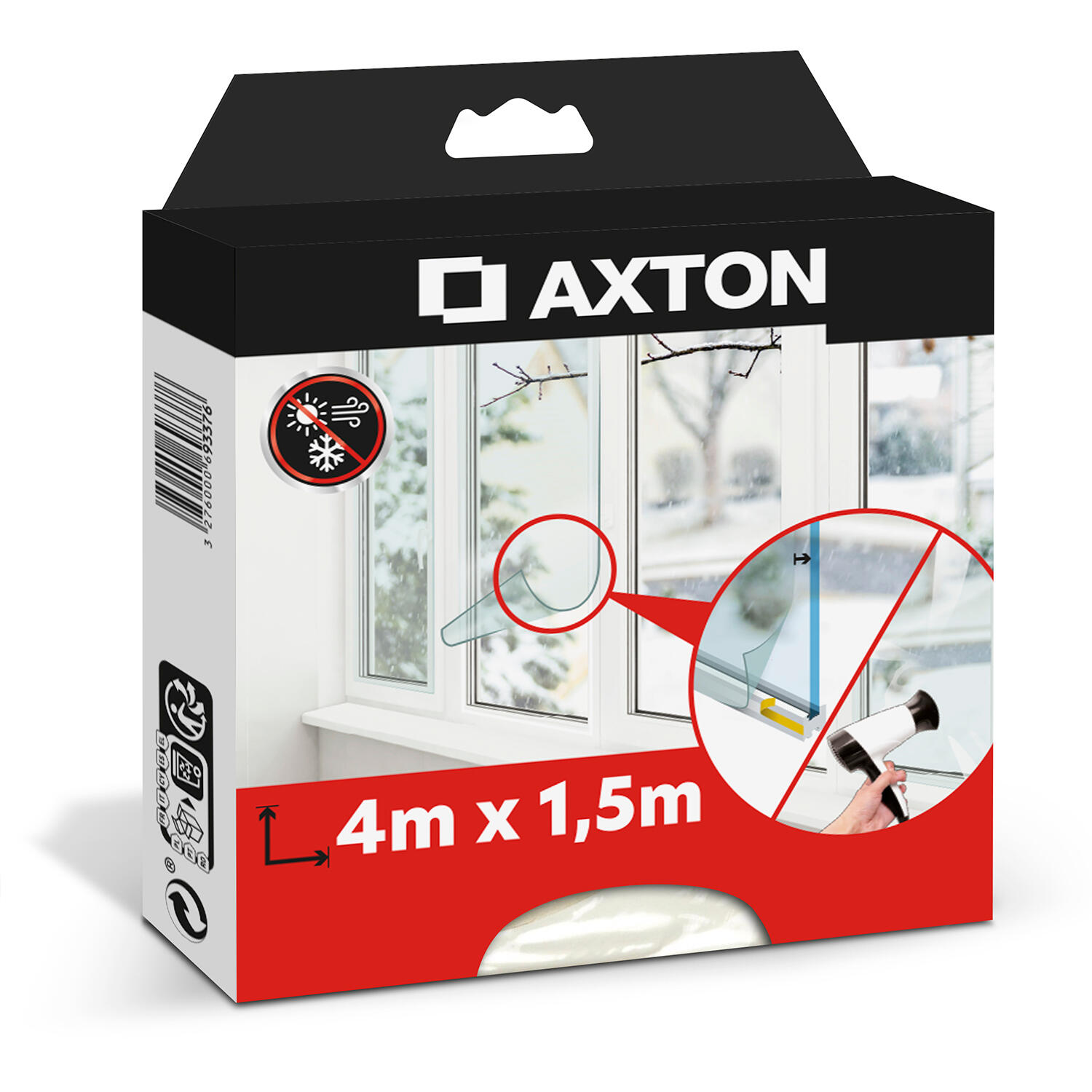 Film survitrage, isolant, AXTON, L.150 x l.400 cm | Leroy Merlin