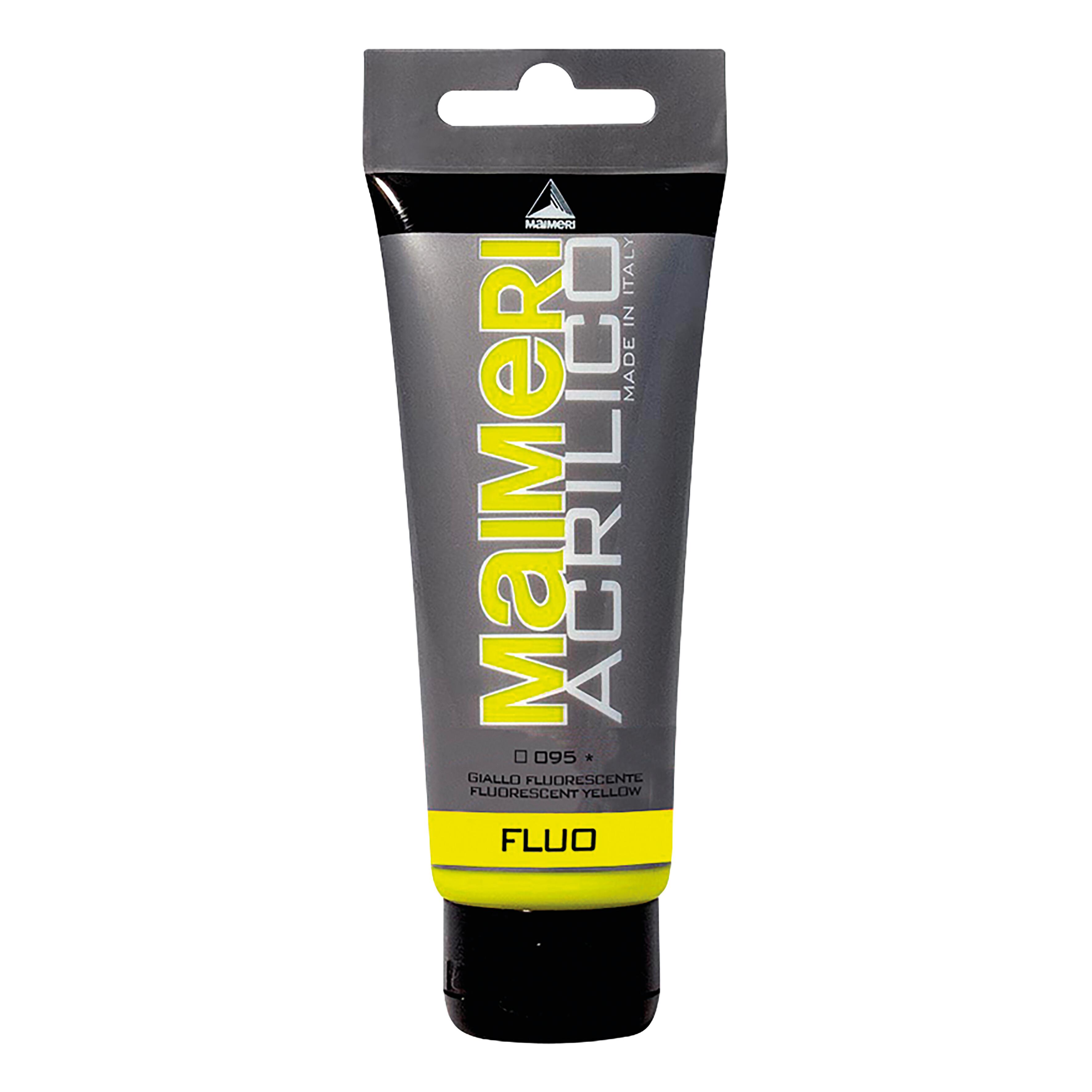 Colore acrilico MAIMERI 0.75 L giallo fluorescente | Leroy Merlin