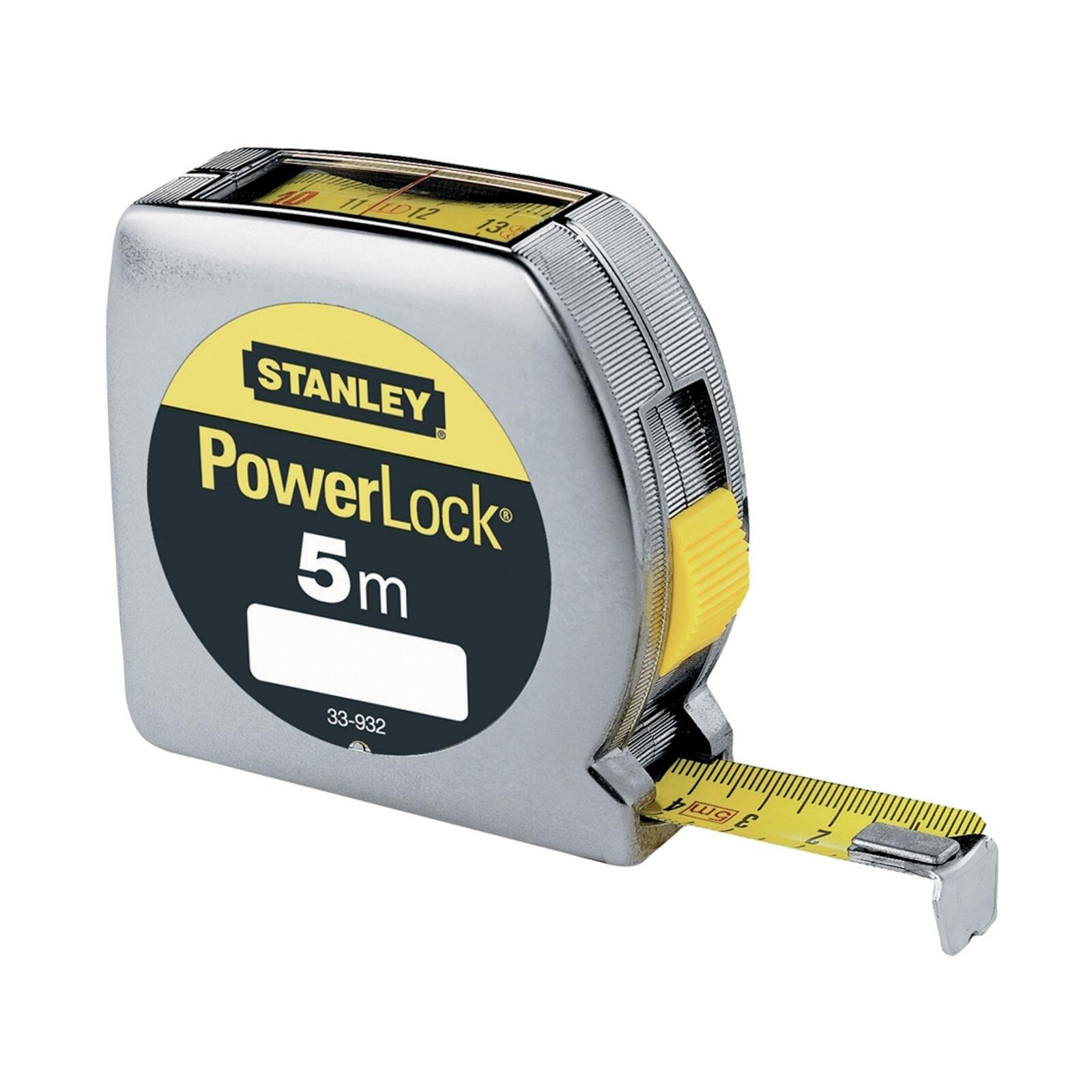 Metro STANLEY Powerlock acciaio 5 m x 19 mm | Leroy Merlin