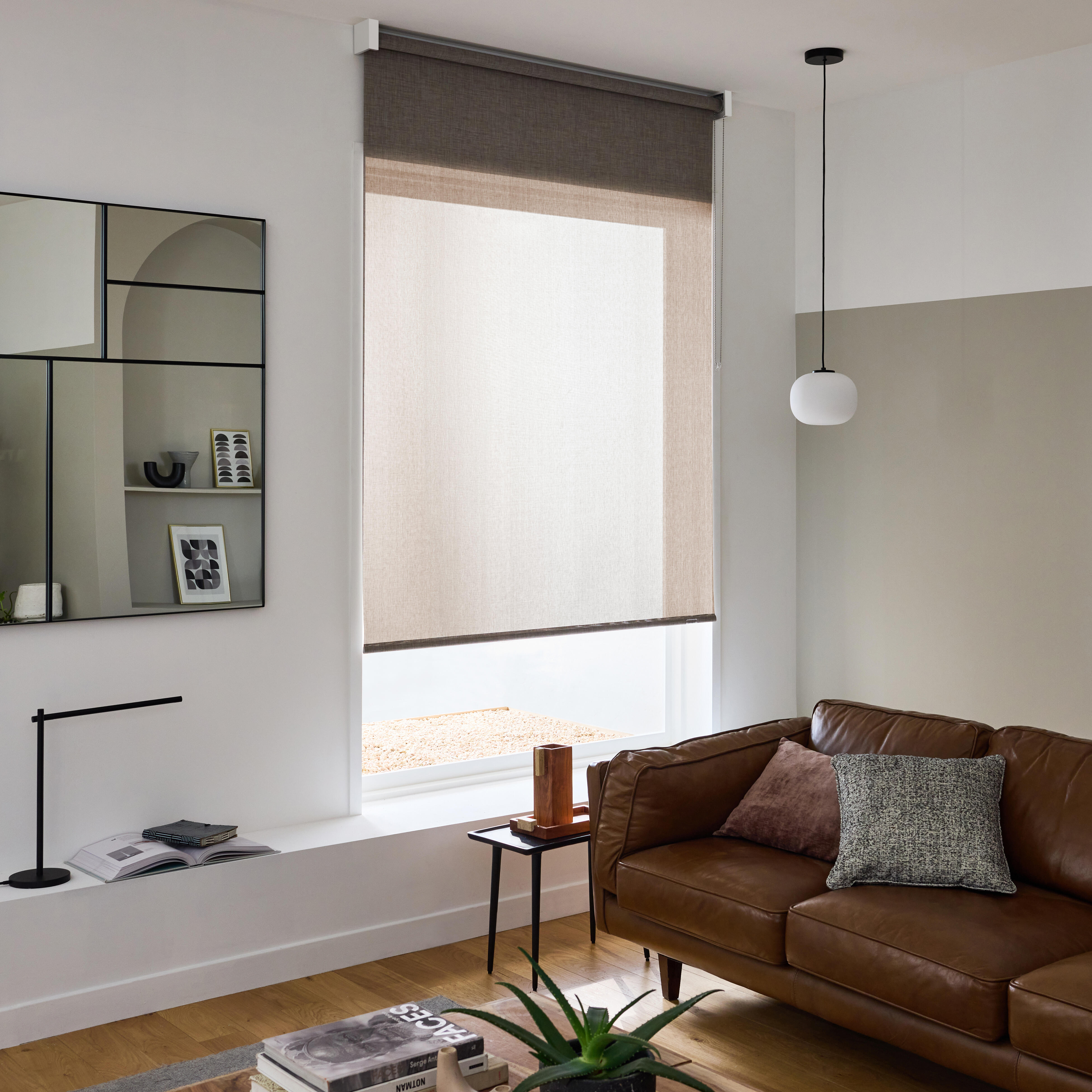 2 Soportes para estor techo cuadrados blanco Signature INSPIRE | Leroy ...