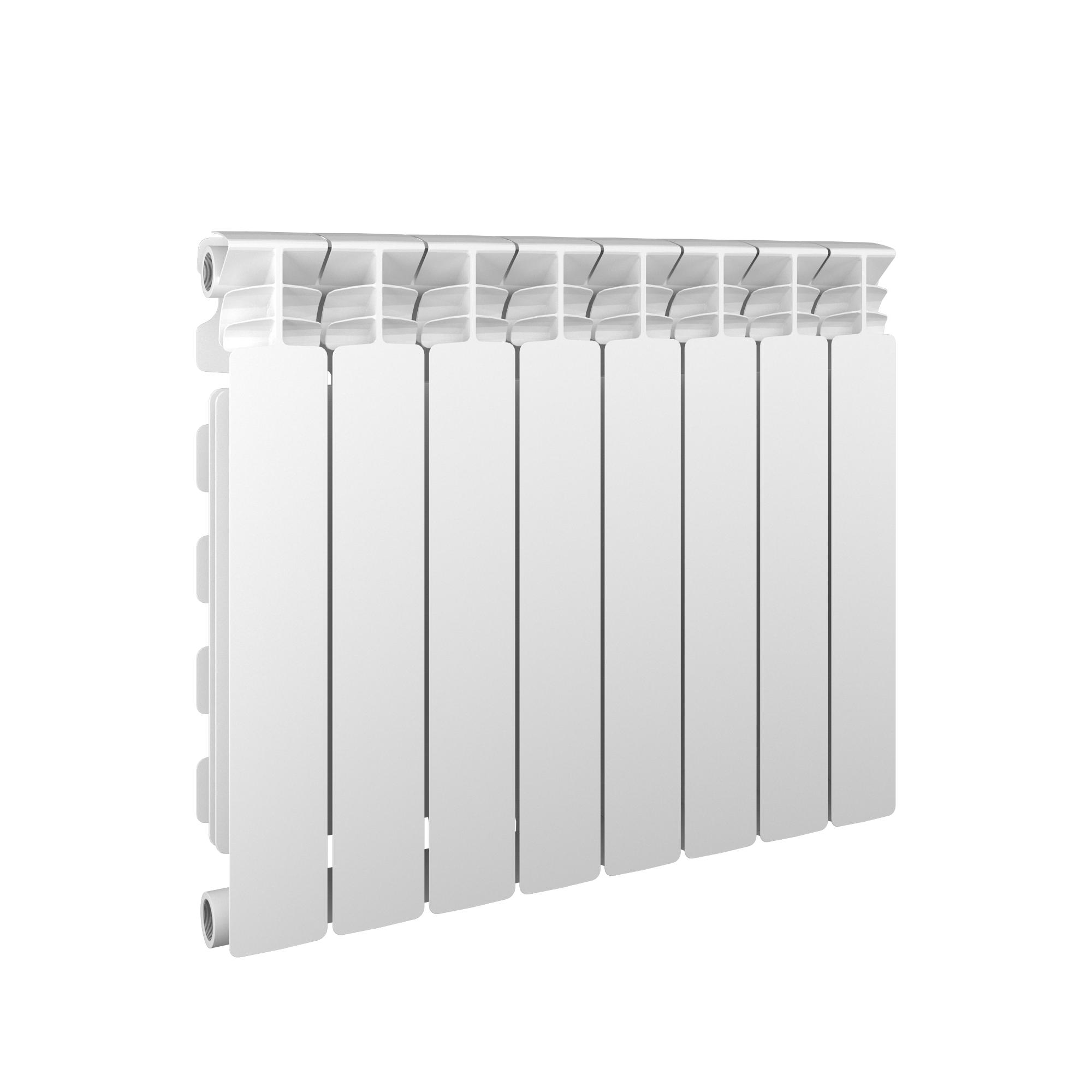 Radiatore acqua calda EQUATION ALU-RAD in alluminio, 8 elementi ...