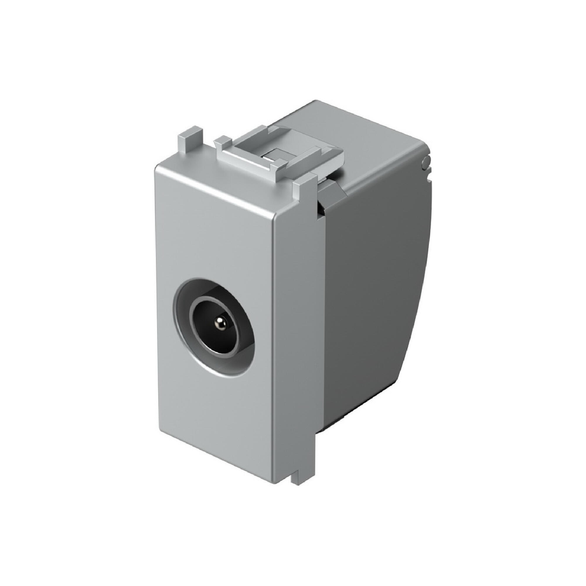 Priza TV (RJ) Tem Modul, modulara, IP20, argintie | Leroy Merlin