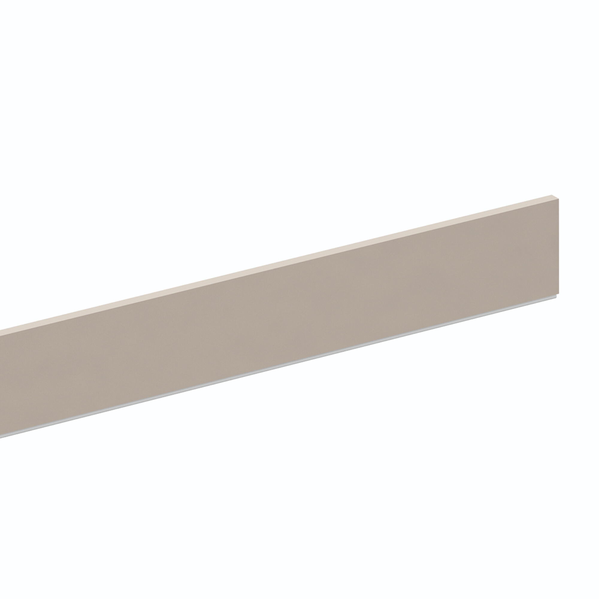 Plinta Delinia iD, Newport, taupe mat, 240 x 10 cm, PAL | Leroy Merlin