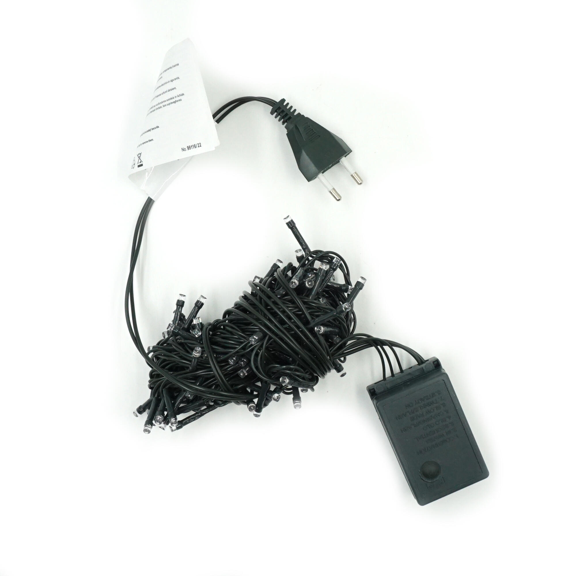 Instalatie de Craciun, tip sir, 100 LED-uri, lungime 5 m, lumina ...