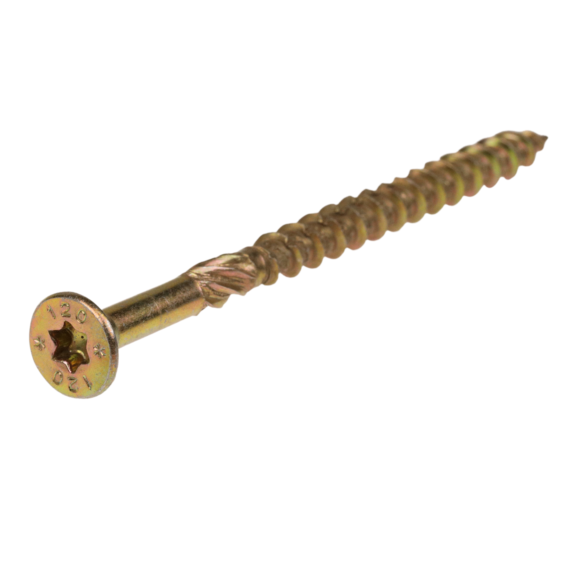 Surub dulgherie, cap inecat, otel zincat, 6 x 80 mm, vrac | Leroy Merlin