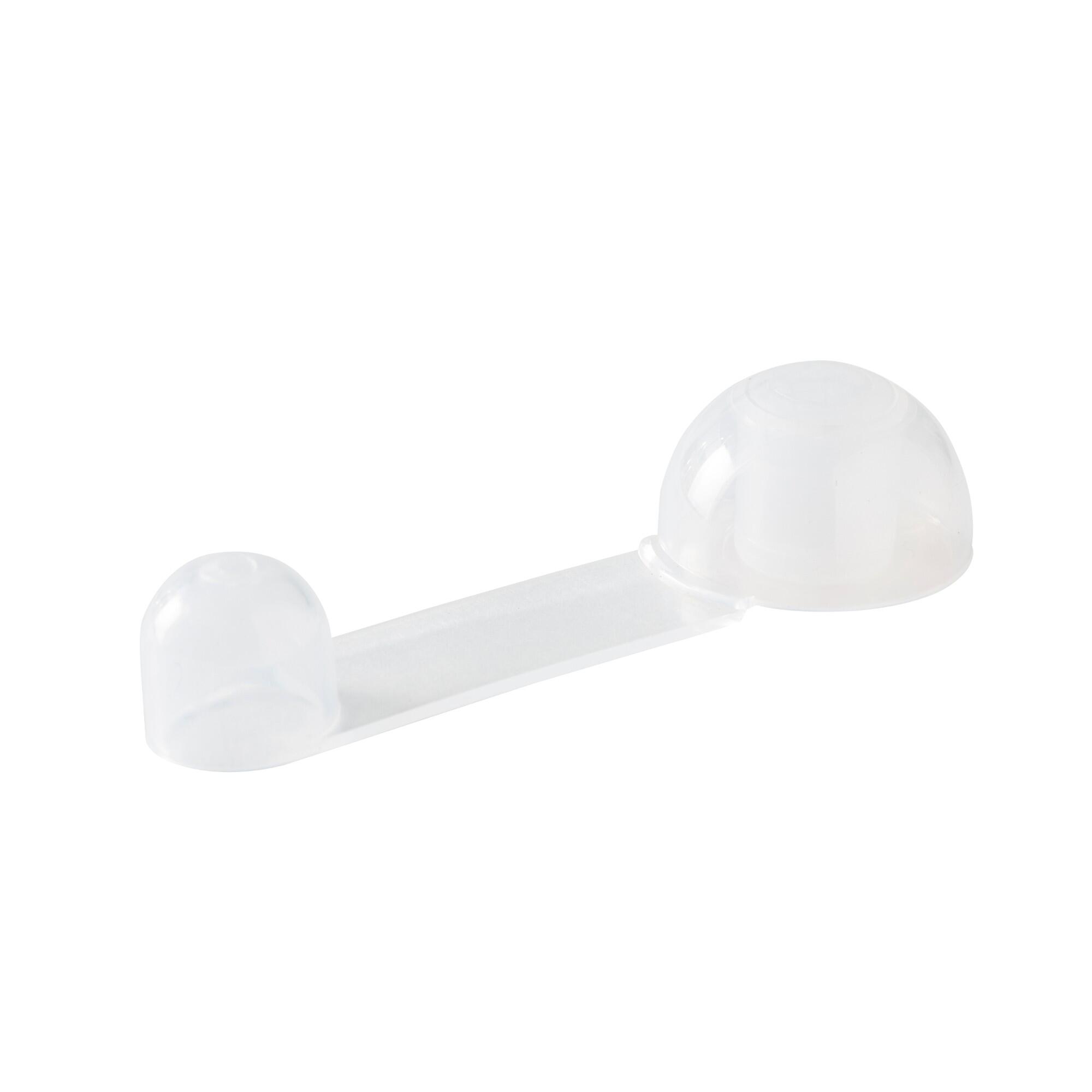 Opritor usa, pentru podea, rotativ, plastic, Ø 108 x 40 mm, transparent ...
