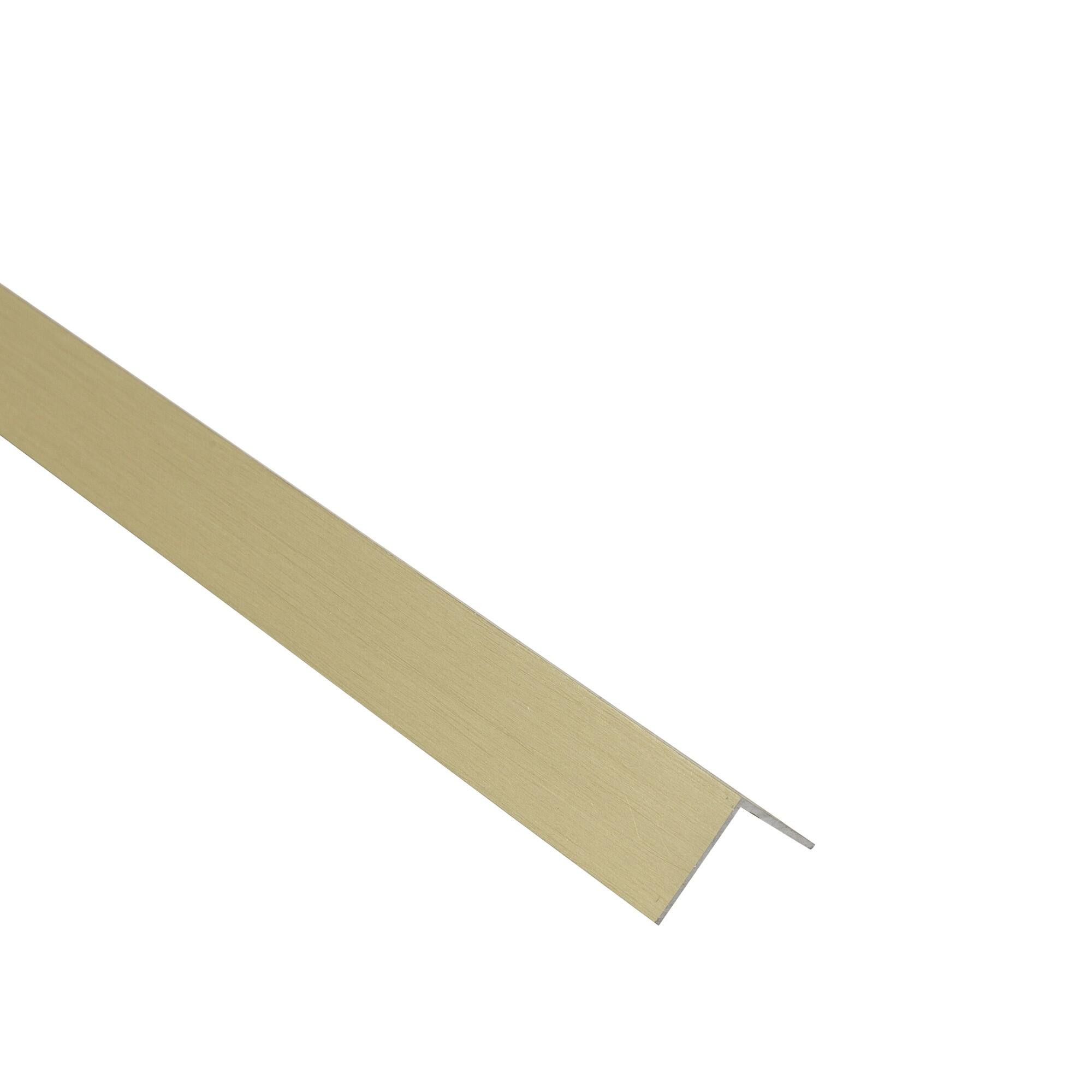 Cornier aluminiu periat anodizat, 20 X 20 X 1 mm, L = 1 m, alama ...