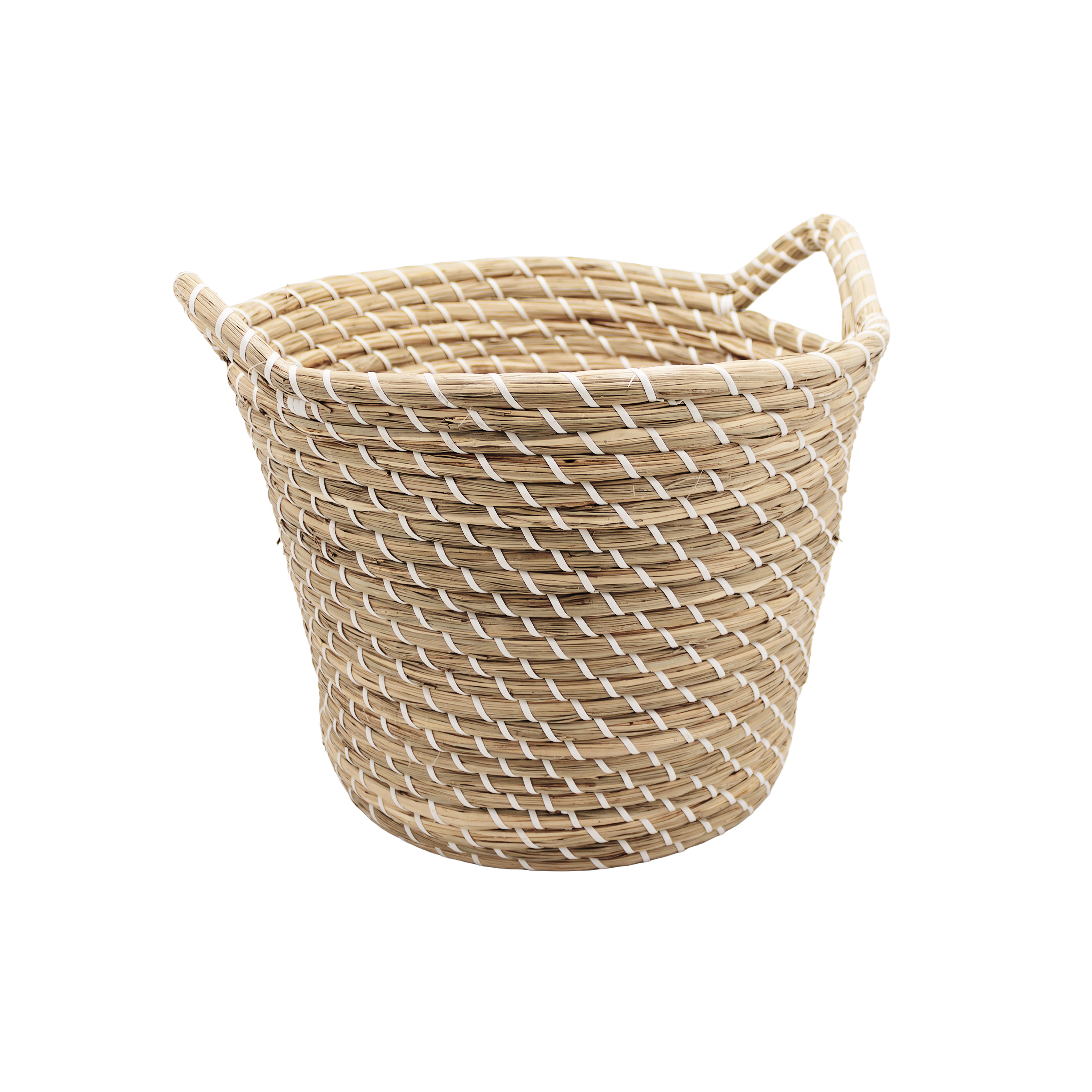 Panier phuket marron l.34 x P.34 x H.30 cm BOX & BEYOND | Leroy Merlin