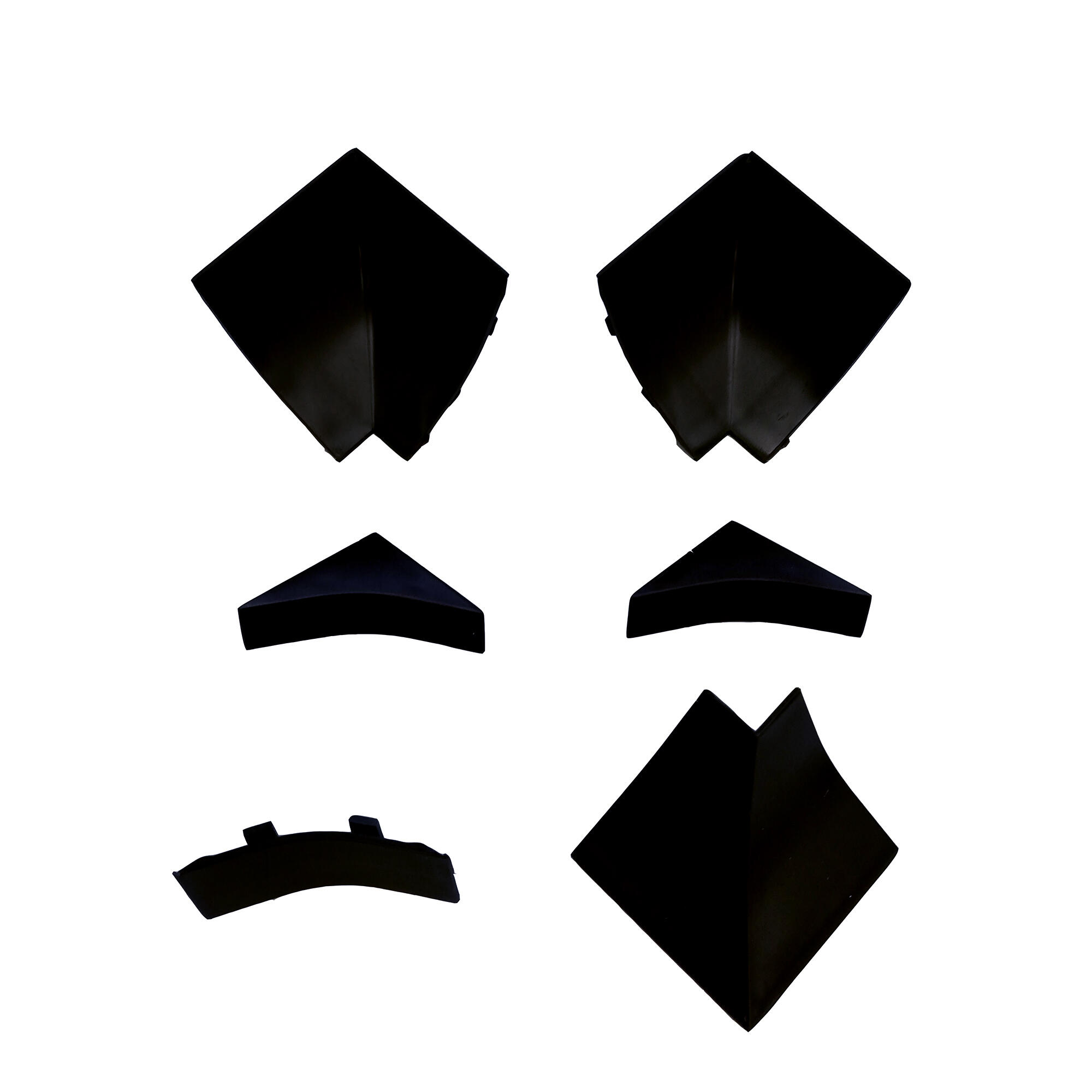 Set accesorii inaltator din PVC, negru, PP231 | Leroy Merlin