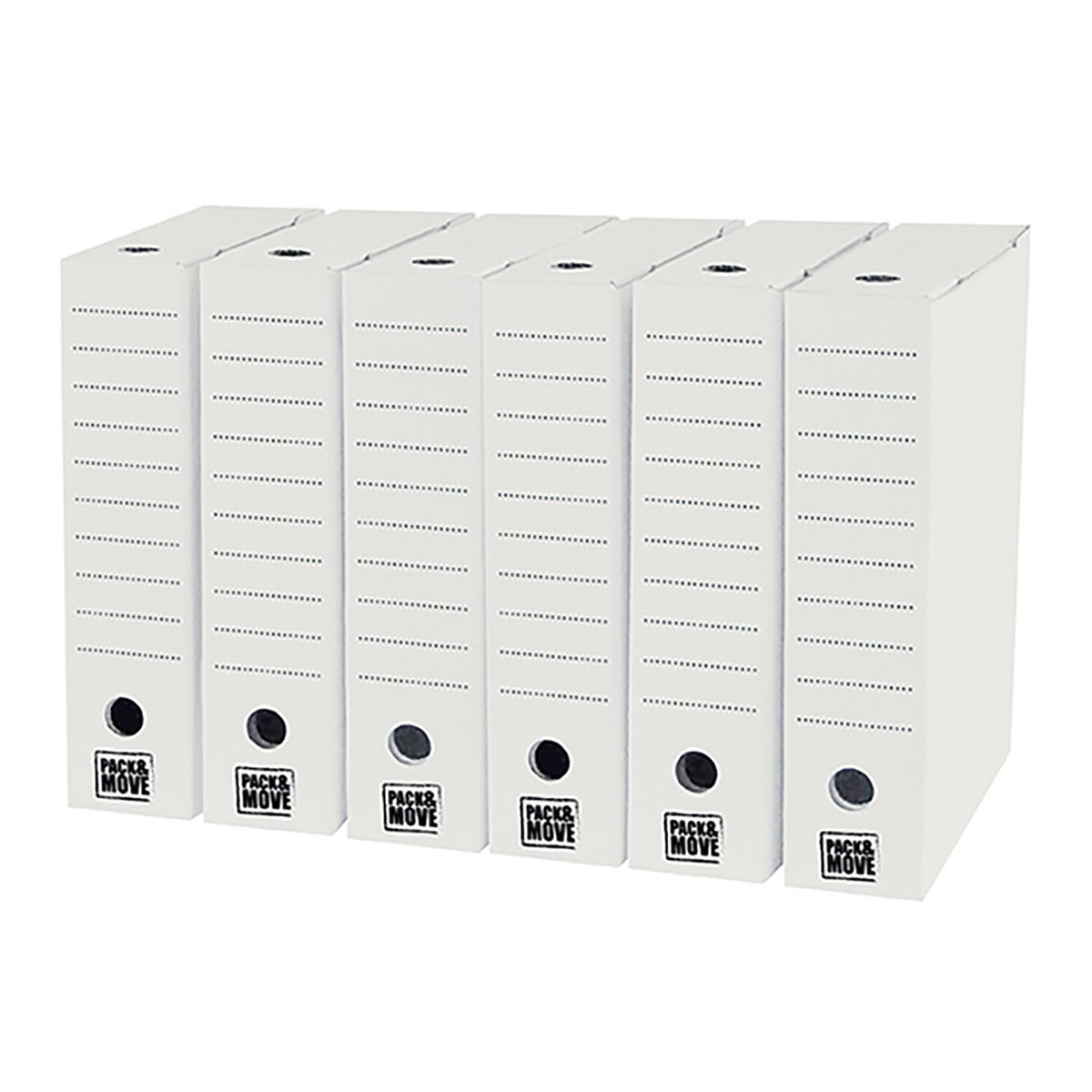 Scatola di cartone per archiviare bianco 1 onda L 25 x H 33 x P 8 cm ...