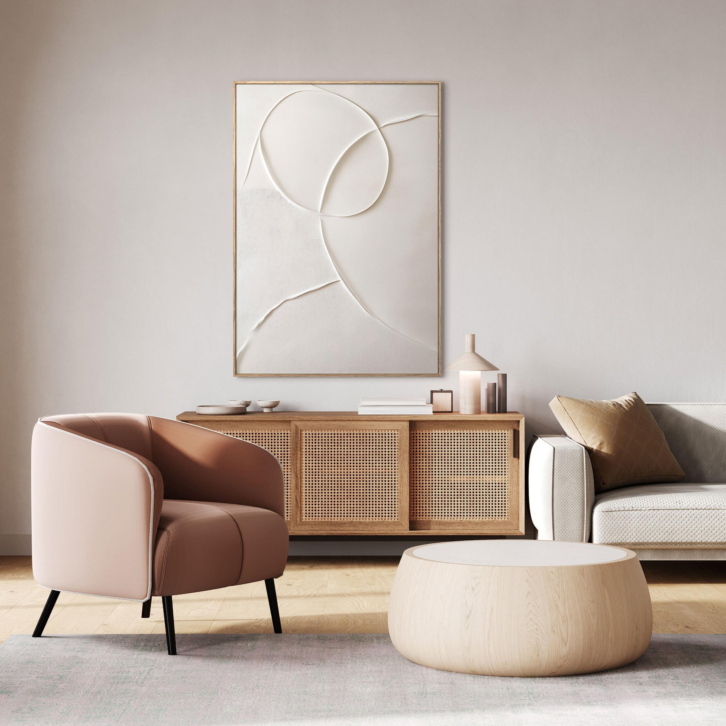 Cuadro con marco Circles 100 cm x 70 cm | Leroy Merlin