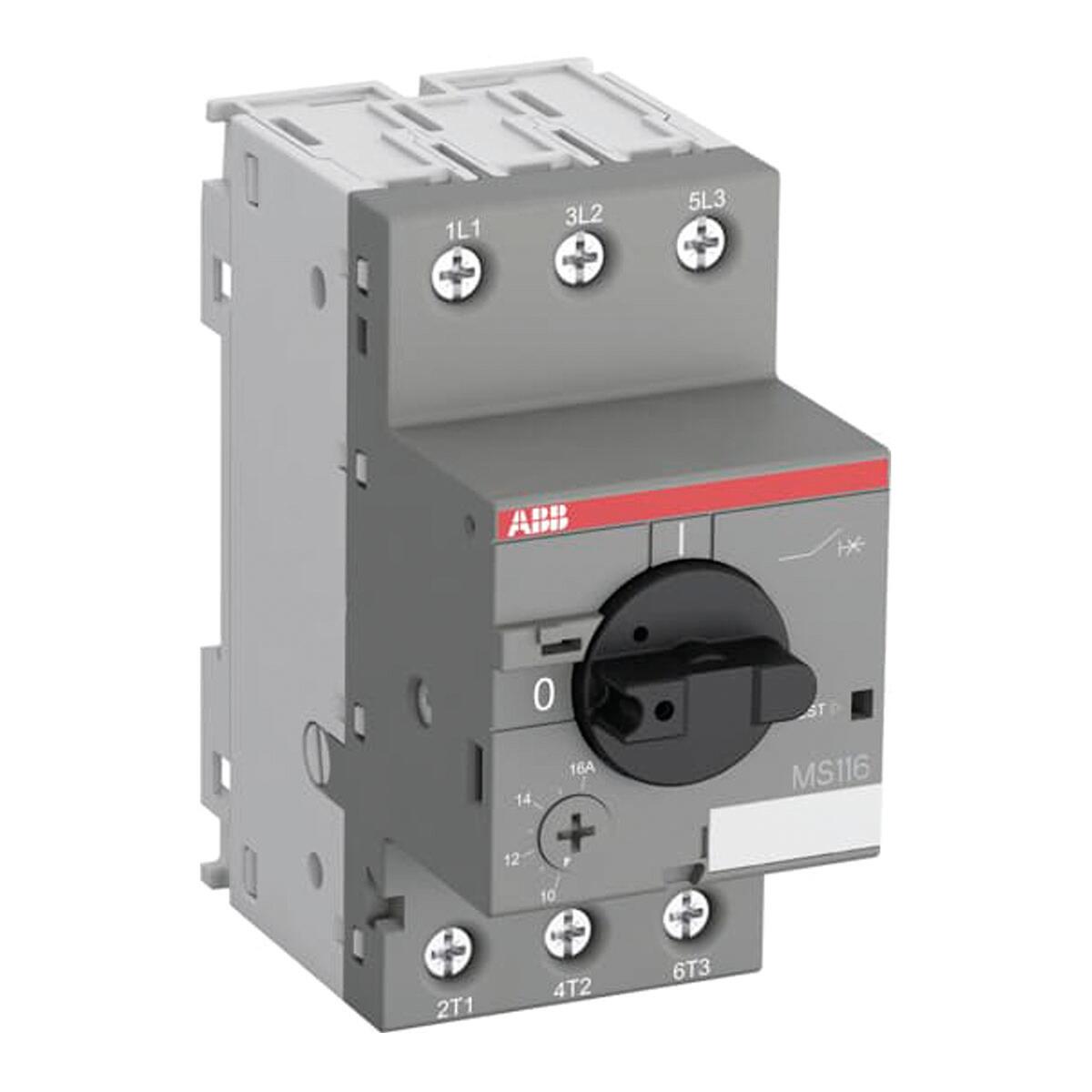 Differenziale salvavita ABB MS116 1.6-2.5A 3 poli 2.5A 3 moduli 400V ...