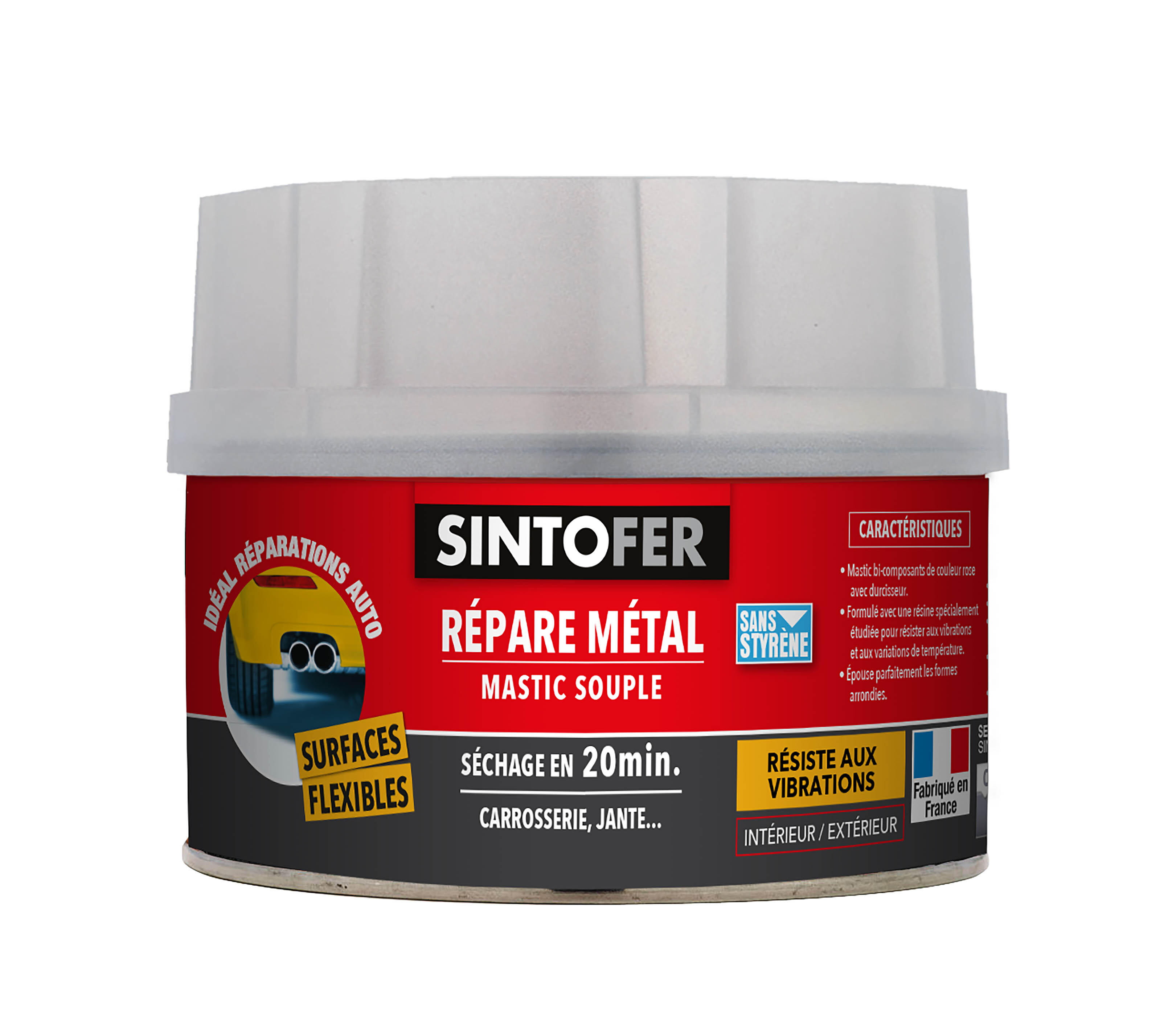 Mastic Sintofer SINTO blanc 330 g | Leroy Merlin